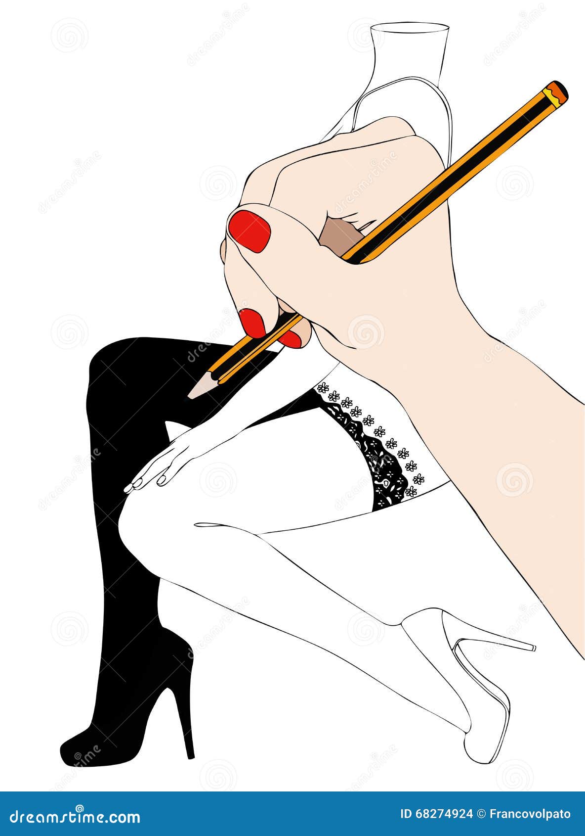 Fashion Designer Stock Illustration Illustration Of Attractive 68274924