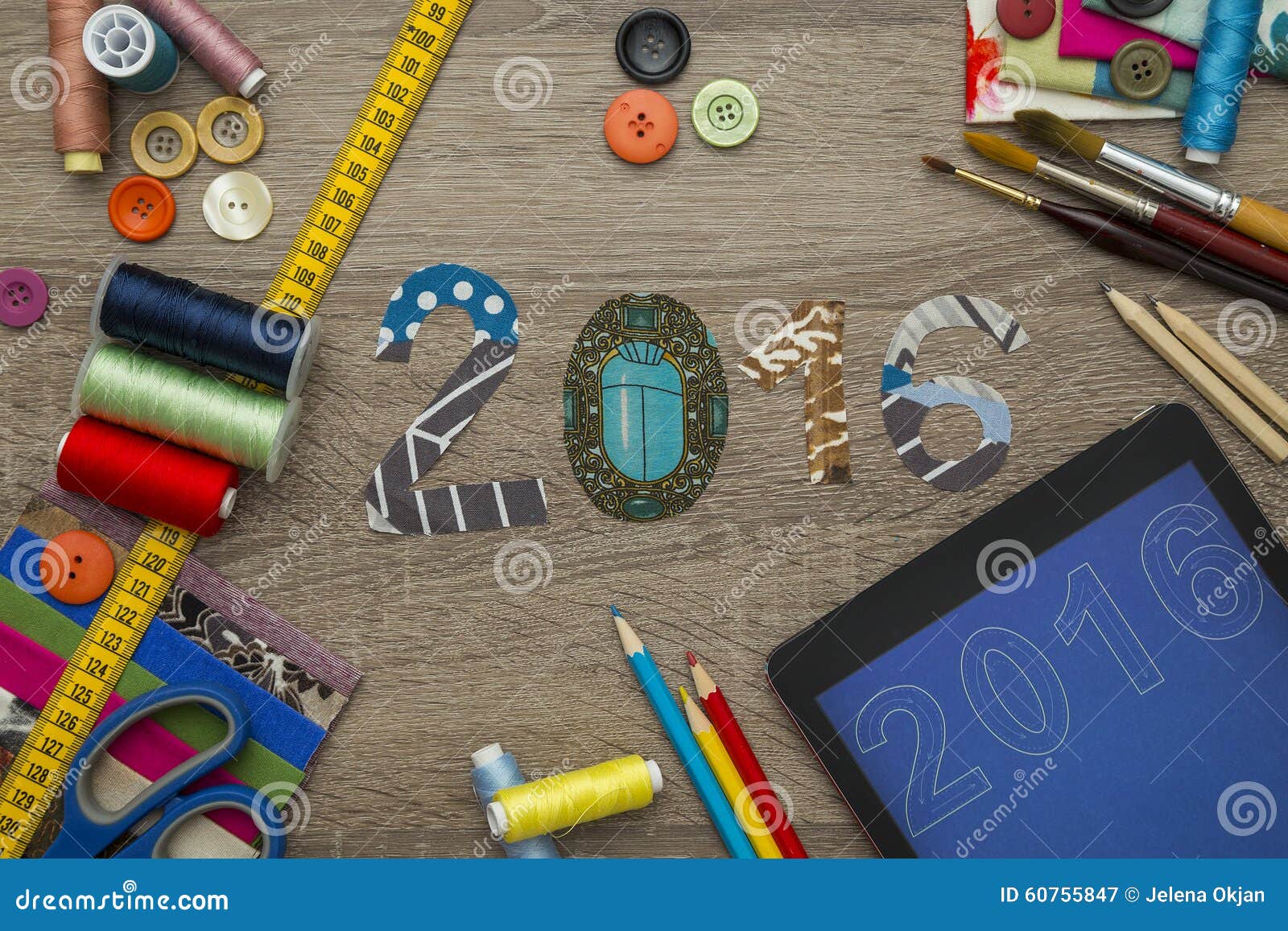 Fashion designer table stock image. Image of industry - 60755847