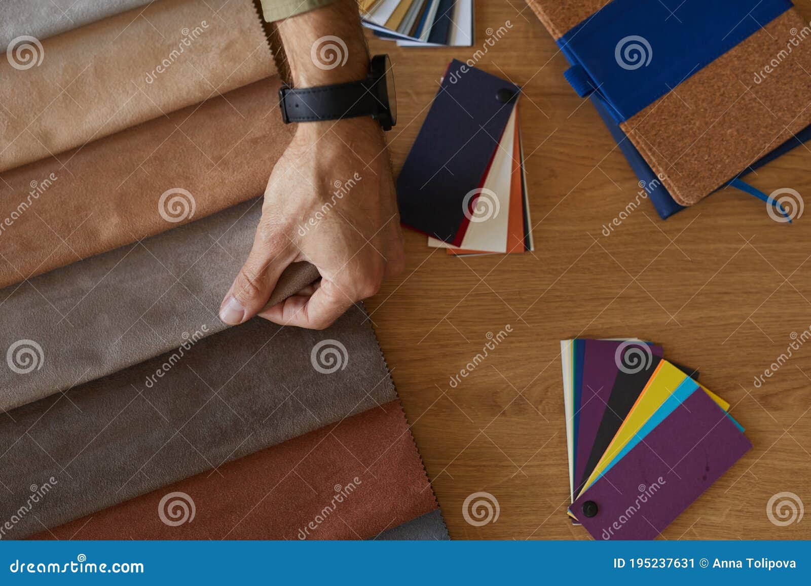 Fashion Designer Working with Patterns Stock Image - Image of table ...