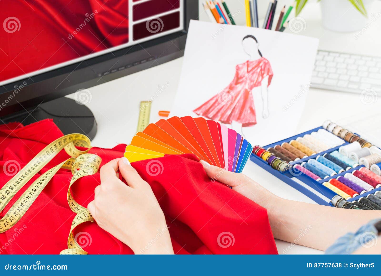 Fashion designer stock photo. Image of creative, designer - 87757638