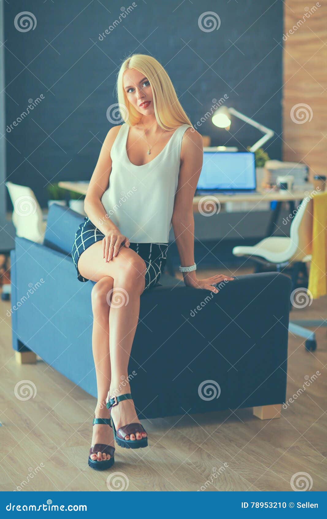 Fashion Designers Working in Studio Sitting on the Desk Stock Photo ...