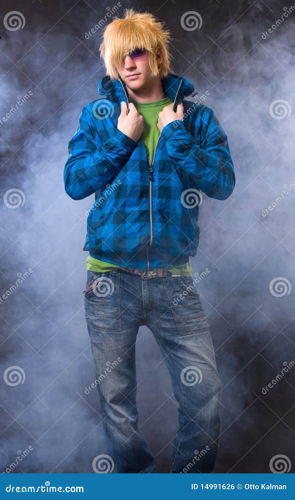 Fashion emo boy stock photo. Image of emotion, model - 14991626