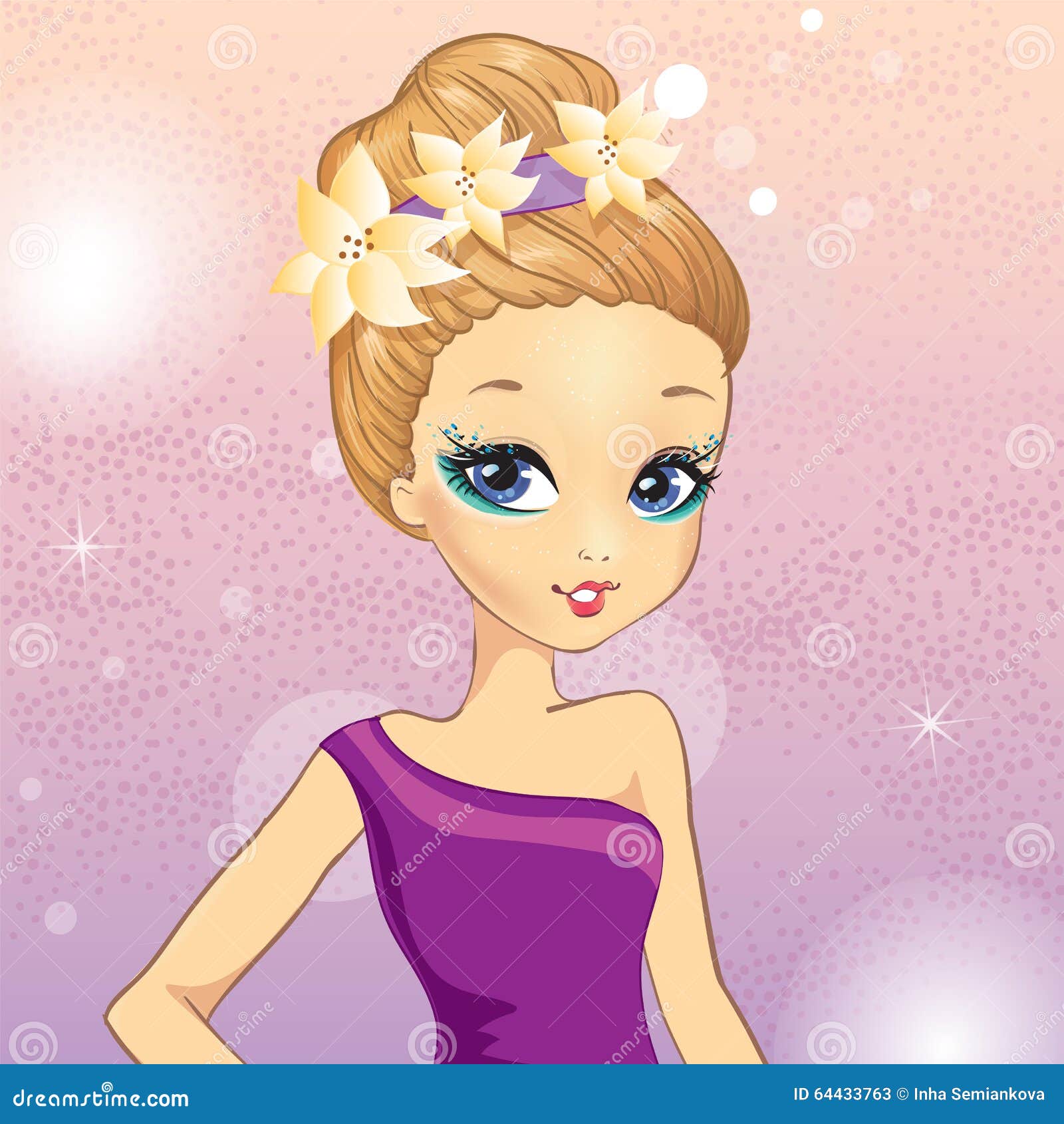 Girl Fantasy Makeup Stock Illustrations 3 257 Girl Fantasy Makeup