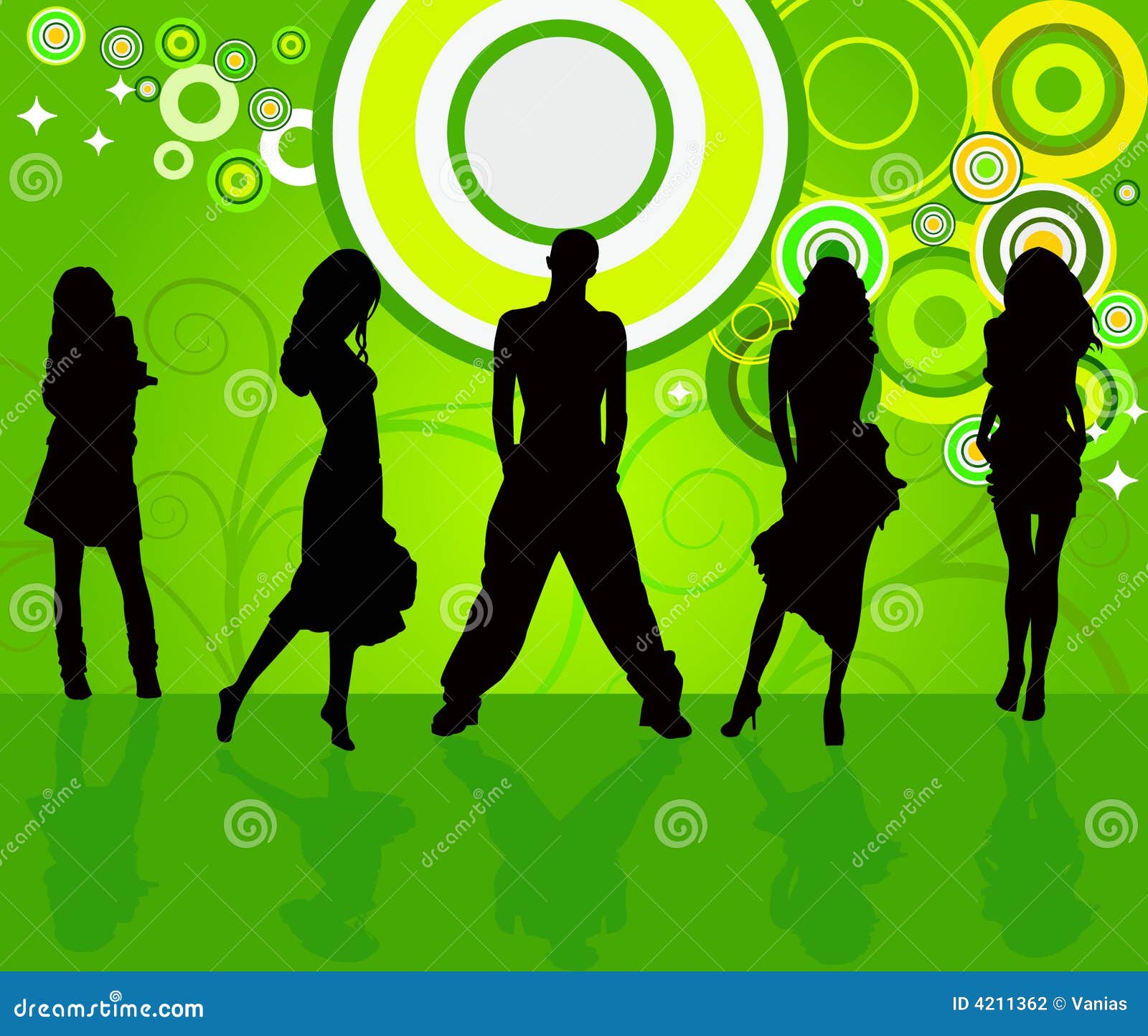 Fashion Girls Vector Illustration Stock Vector - Illustration of ...