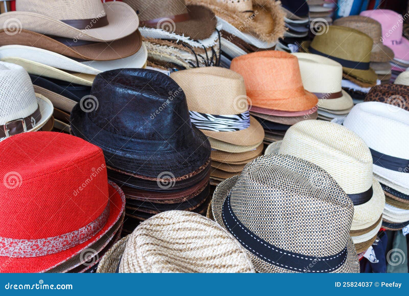 Fashion hat shop stock image. Image of clothes, apparel - 25824037