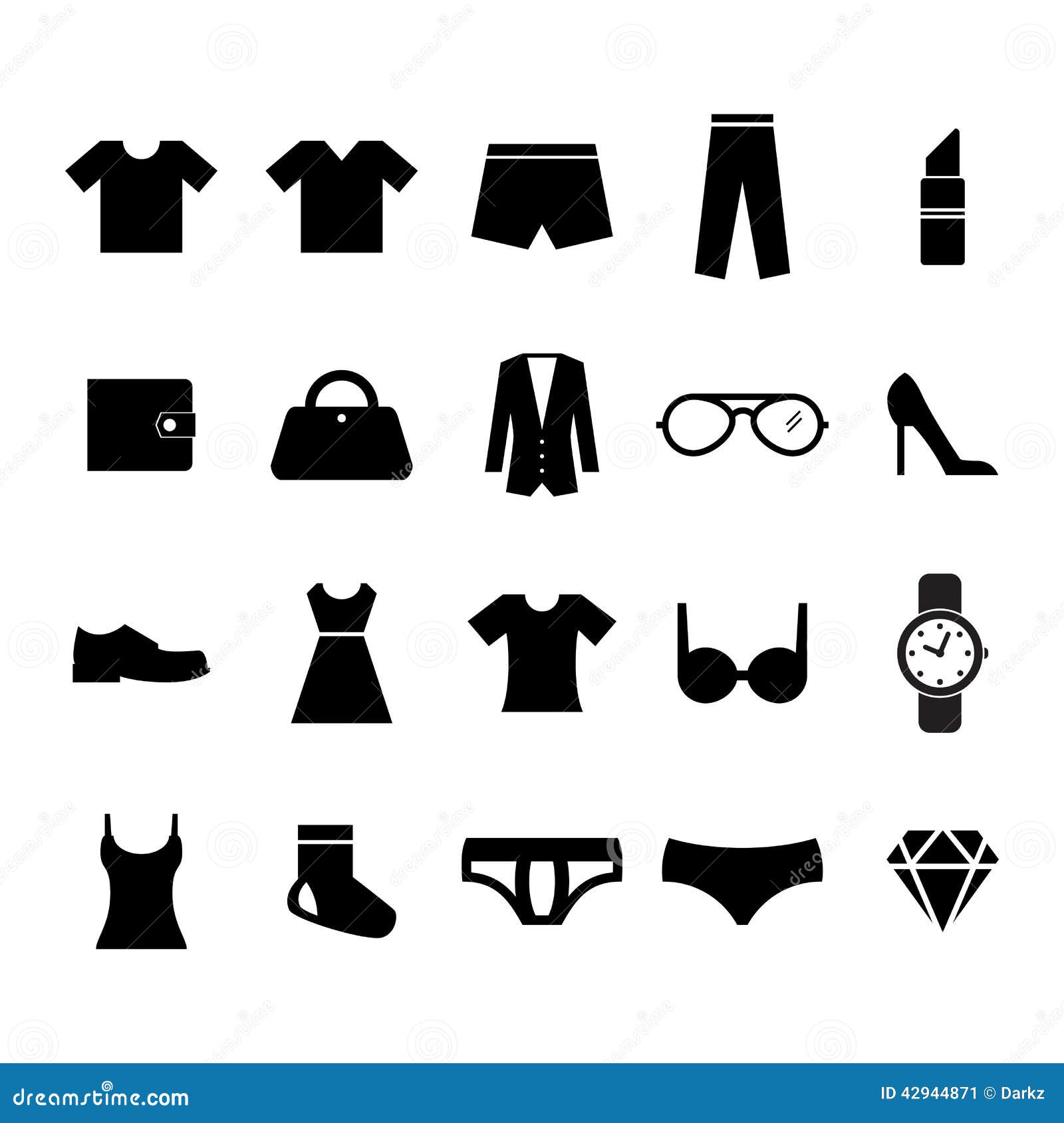 Fashion Icon stock illustration. Illustration of head - 42944871