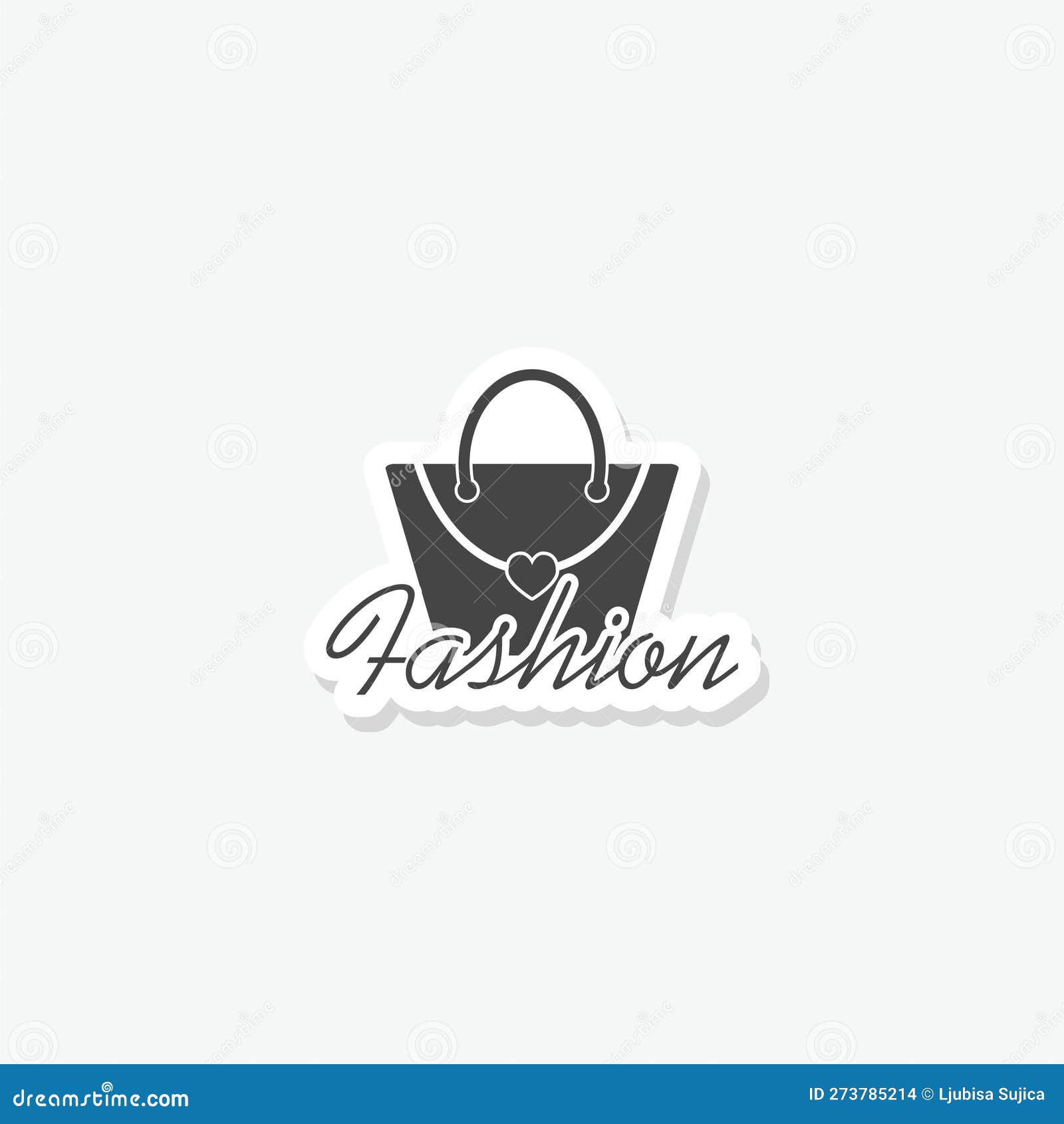 Fashion Icon Sticker Isolated on White Stock Vector - Illustration of ...