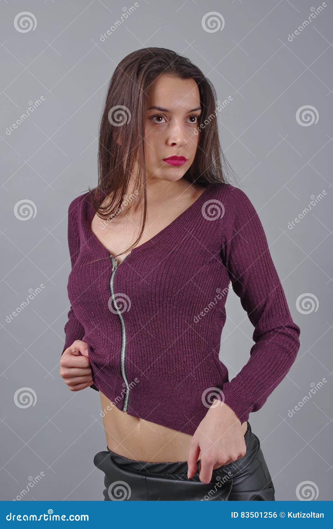 Fashion lady posing stock photo. Image of model, dress - 83501256