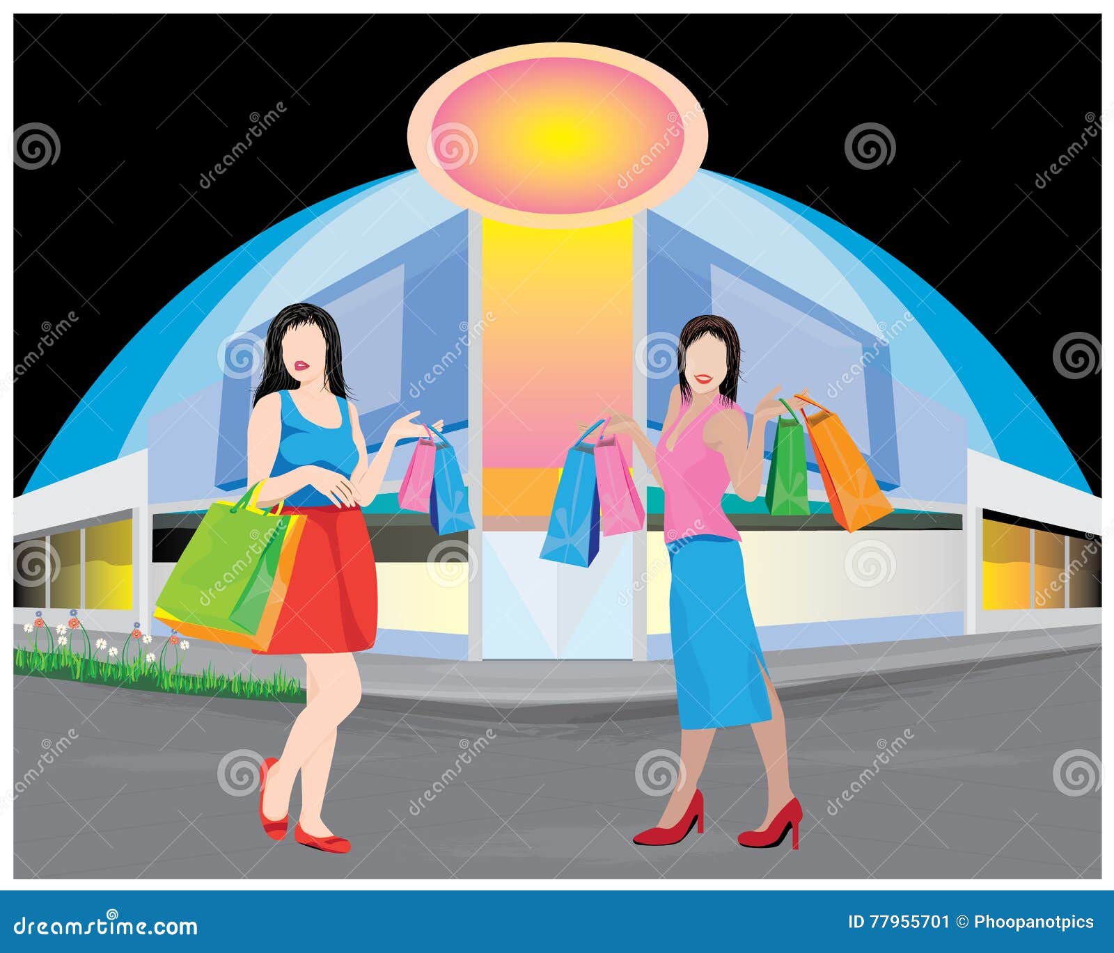 Fashion lady shape stock vector. Illustration of ladies - 77955701