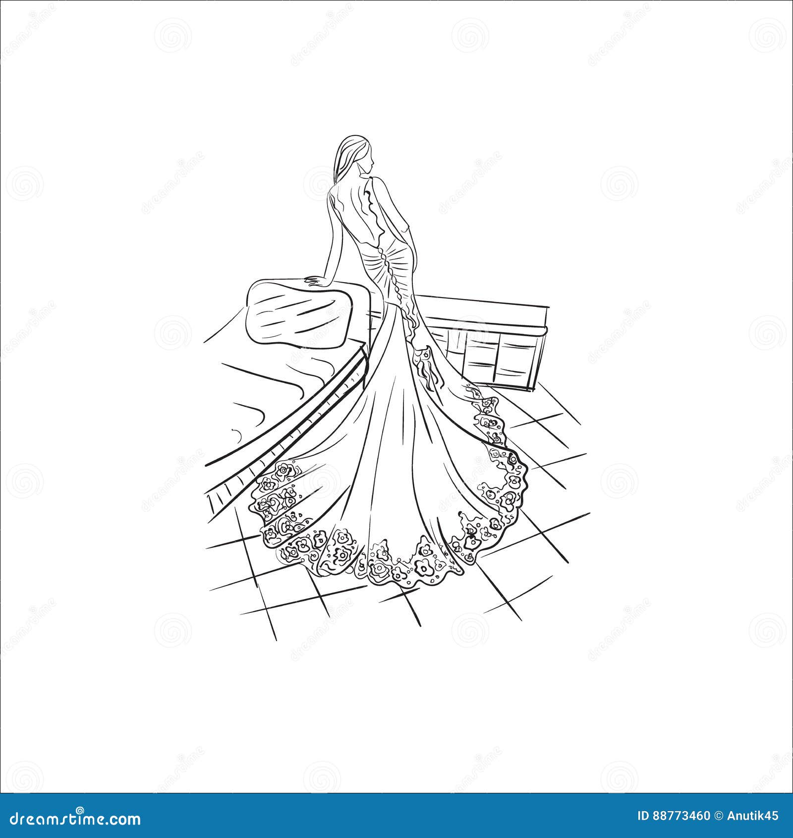 Fashion, Lady, Vector Illustration Stock Vector - Illustration of young ...