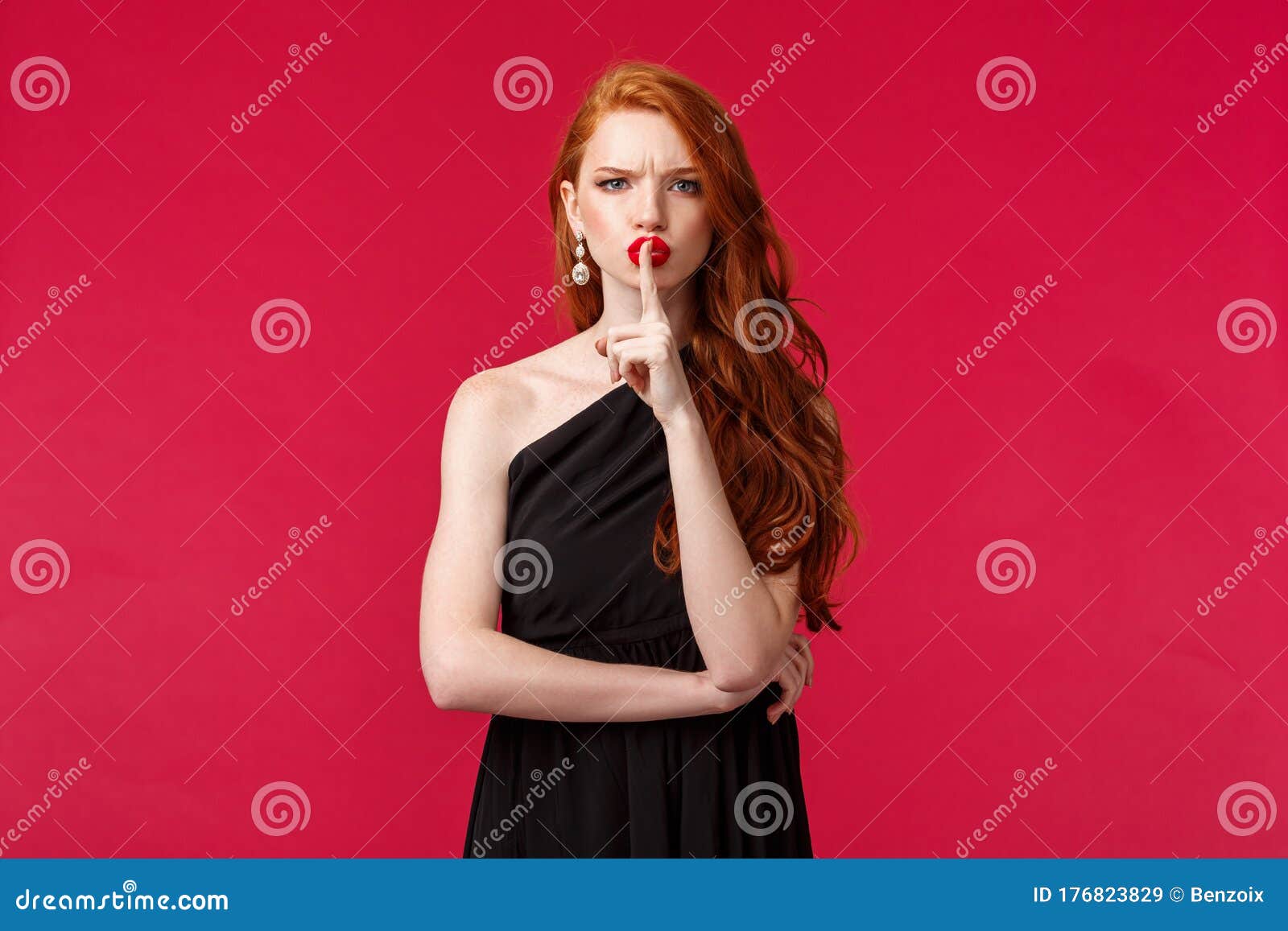 Fashion Luxury And Beauty Concept Portrait Of Angry And Displeased