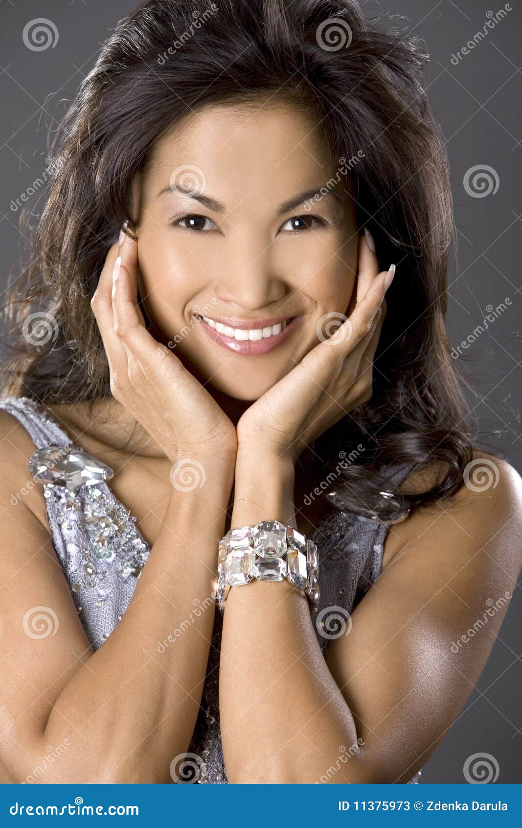 Fashion model stock image. Image of female, silver, woman - 11375973