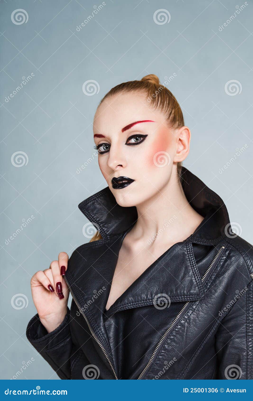 Fashion model stock photo. Image of face, attractive - 25001306