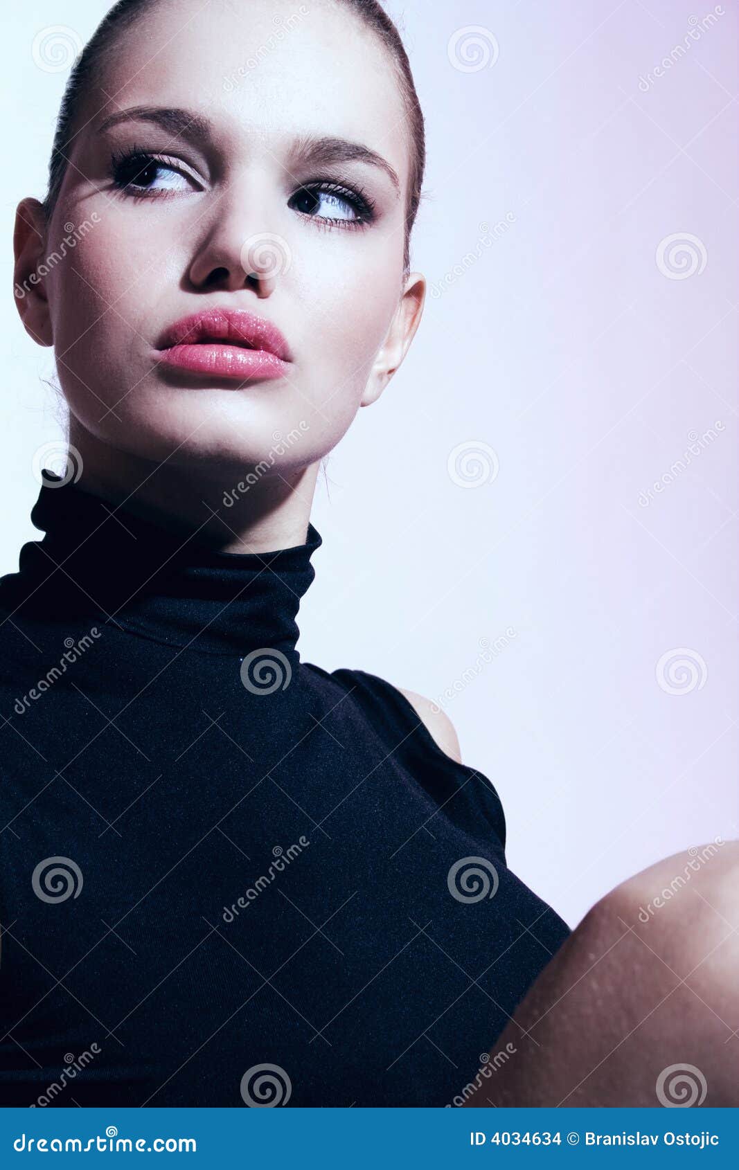Fashion model stock photo. Image of look, horizontal, cutout - 4034634