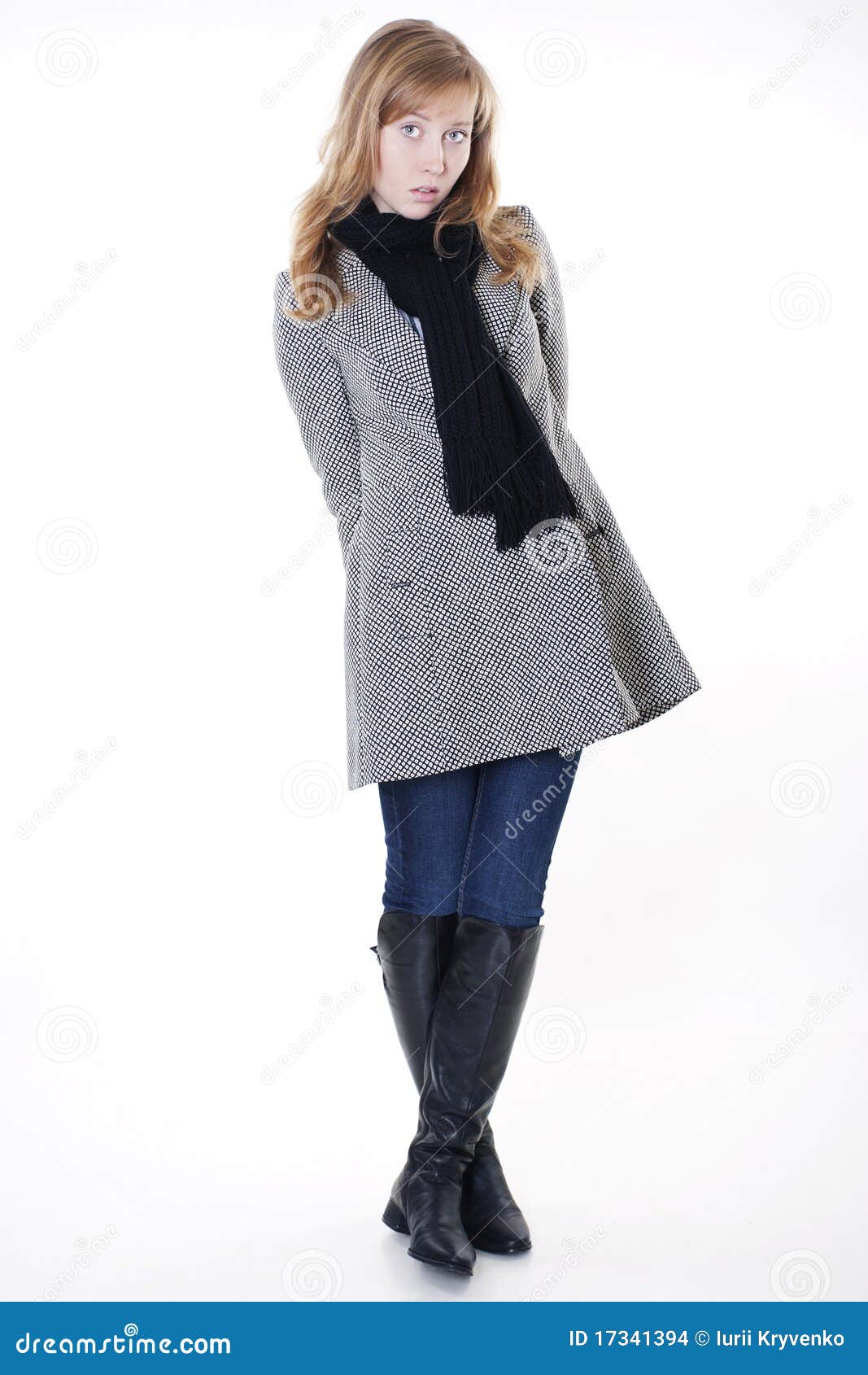 Fashion Model in Autumn Clothes Stock Photo - Image of girl, look: 17341394