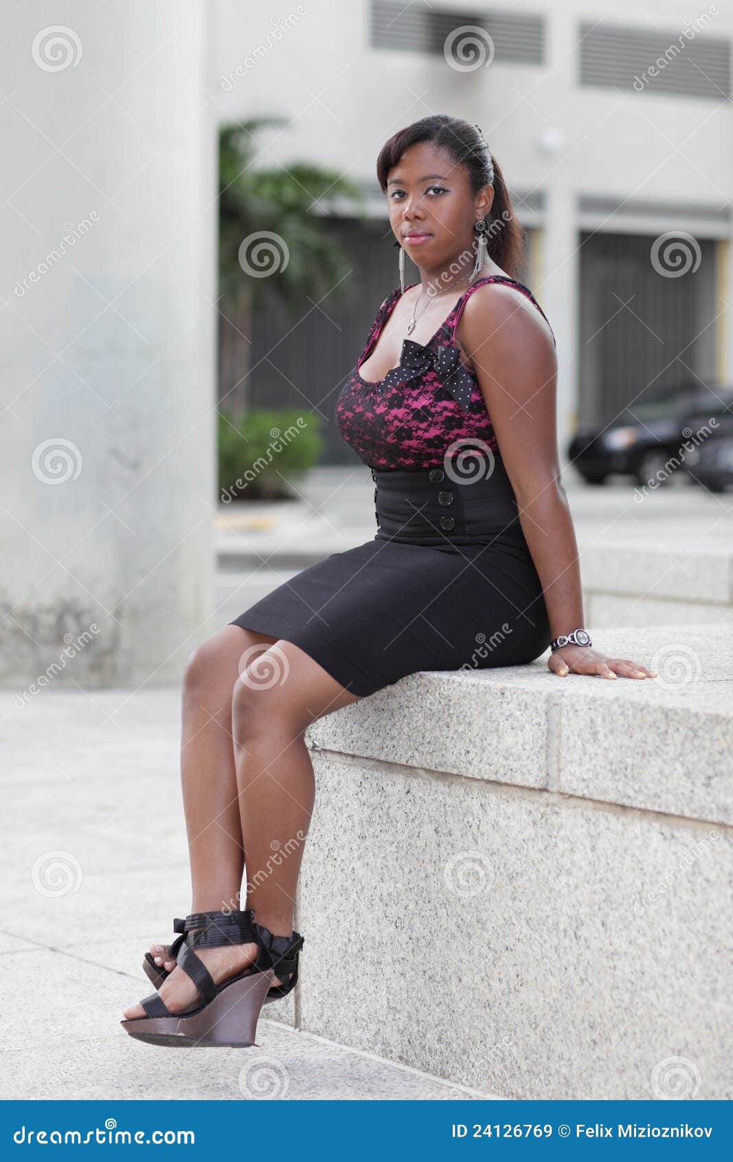 Fashion model in the city stock image. Image of outdoors - 24126769