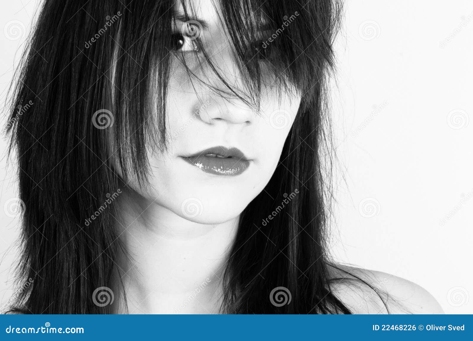 Fashion Model with a Clean Face Stock Photo - Image of healthy, clear ...