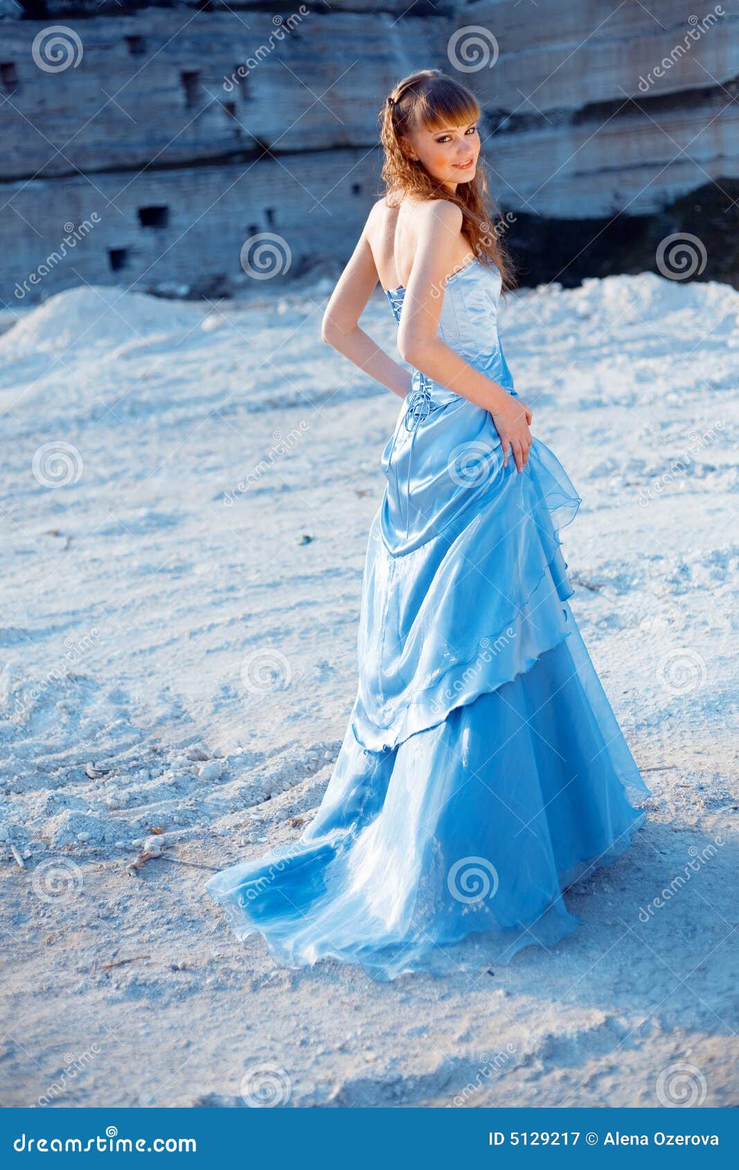 Fashion Model in Evening Dress Stock Image - Image of perfection ...
