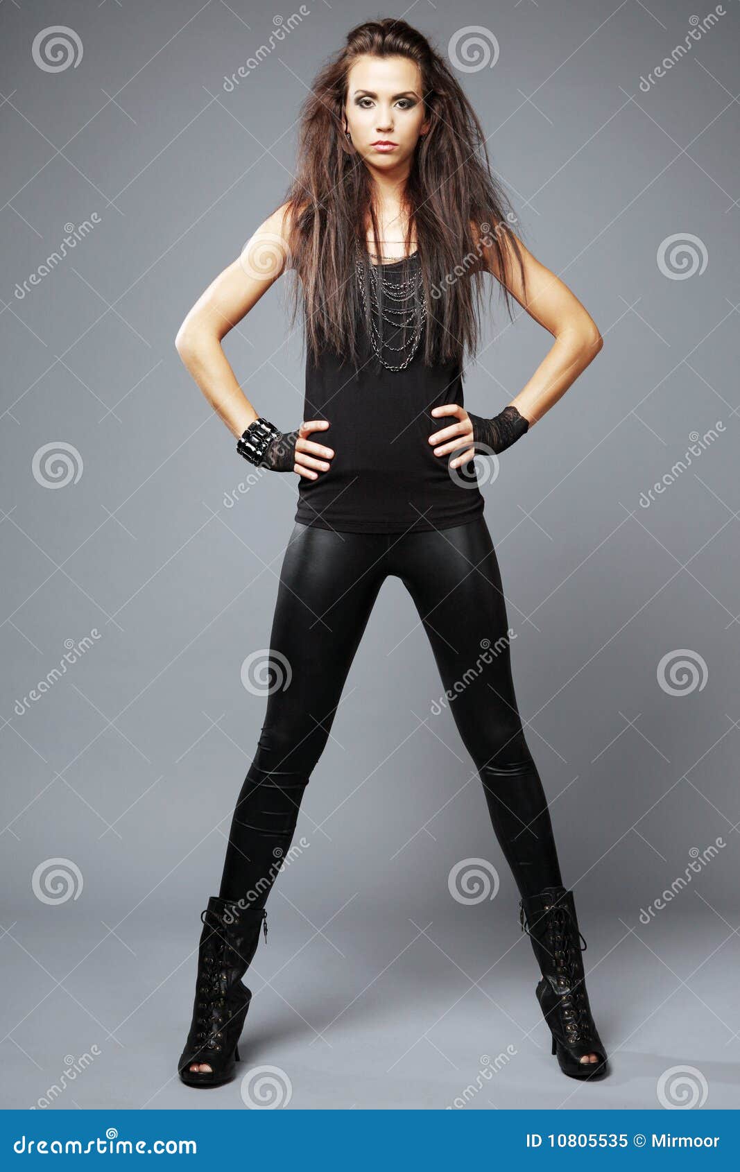 Fashion Model with Long Hair. Stock Image - Image of light, elegance ...