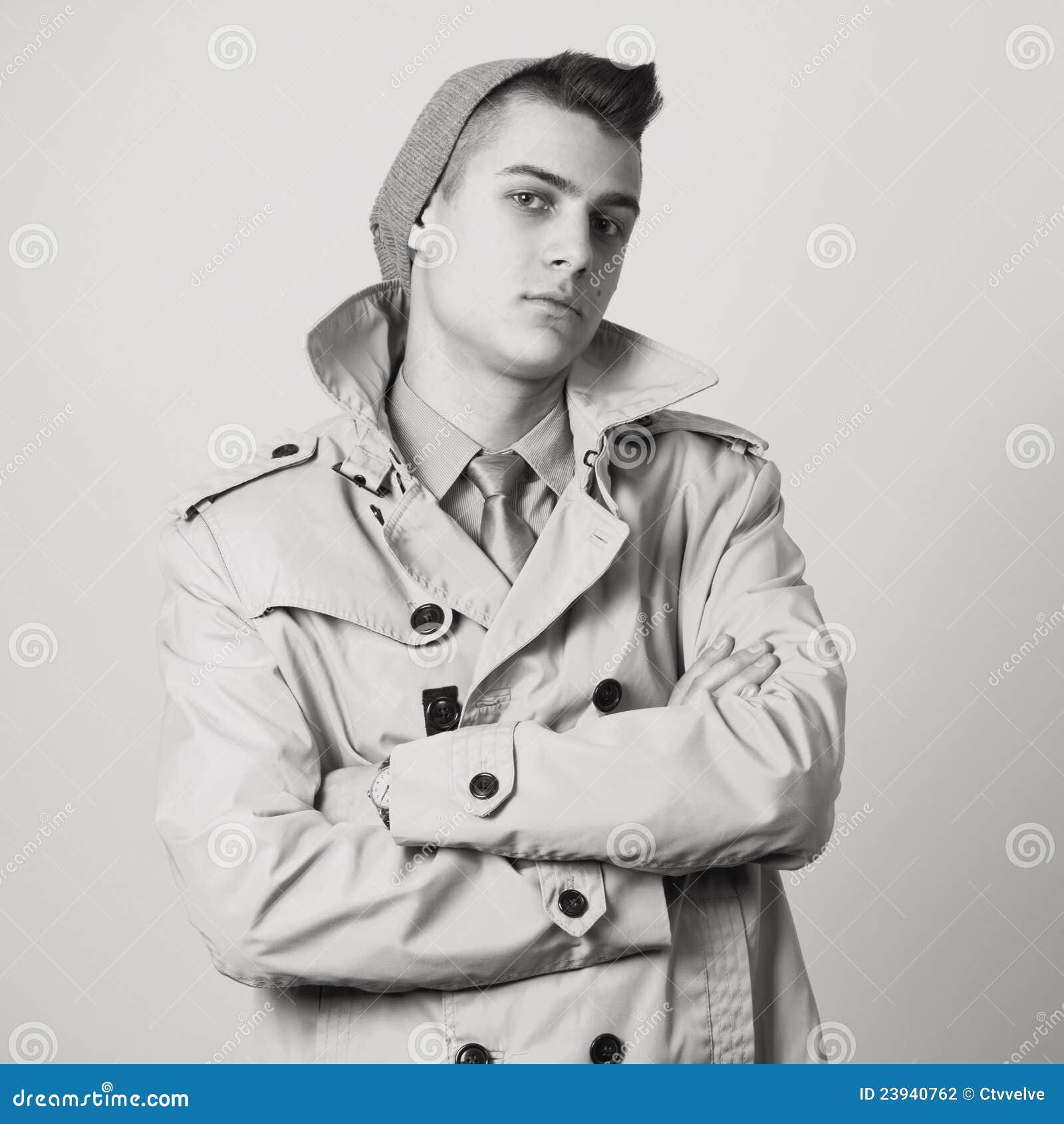 Fashion model man stock photo. Image of handsome, businessman - 23940762