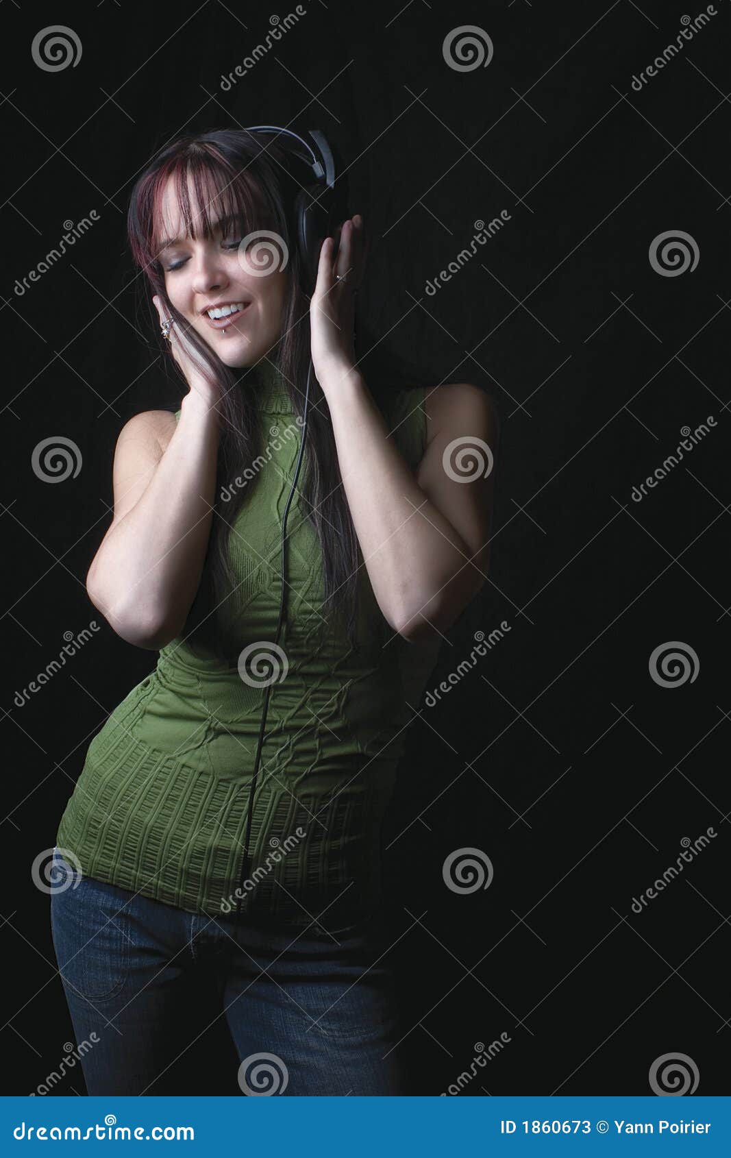 Fashion Model - Music and Dancing Stock Image - Image of entertainment ...