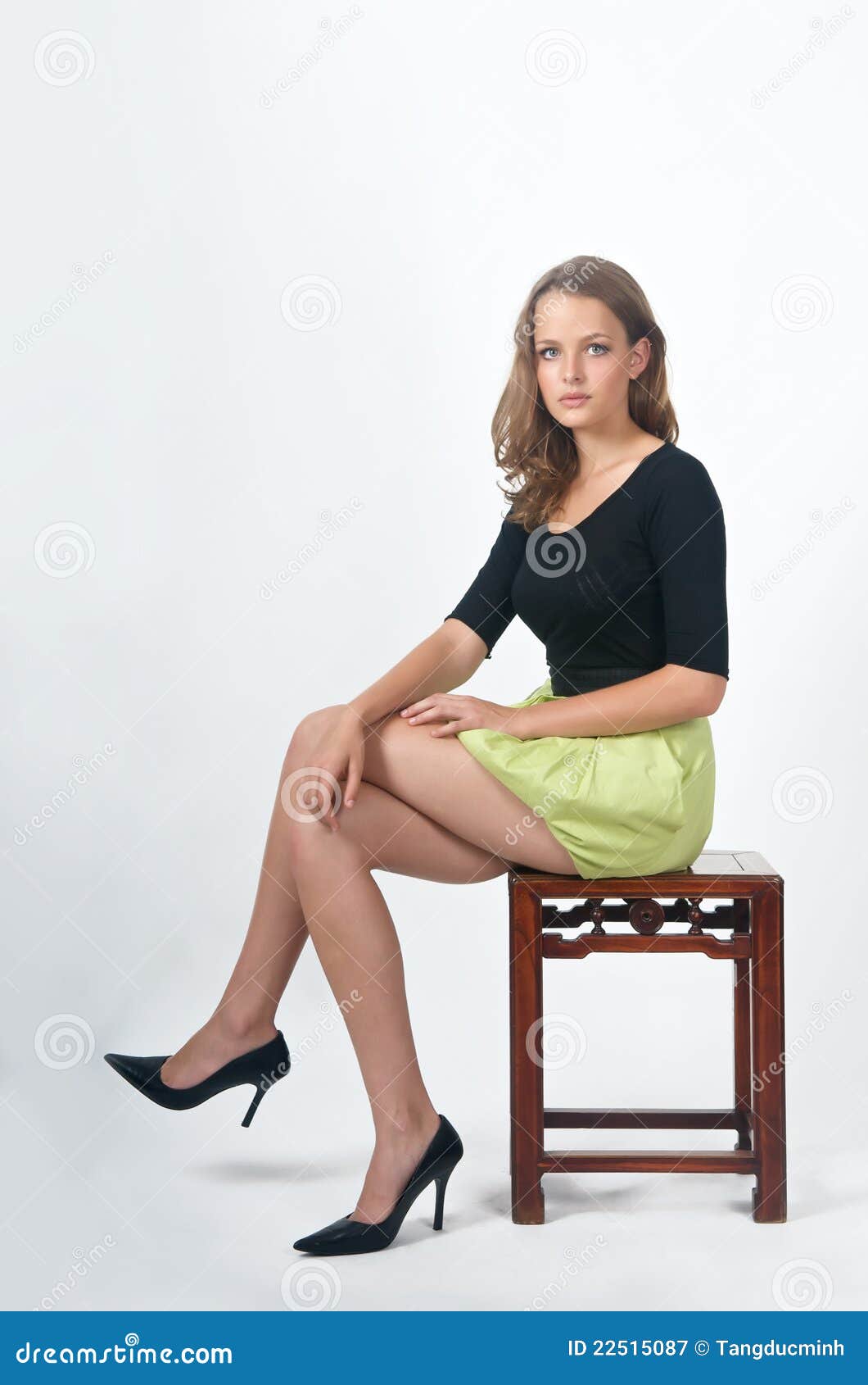 Fashion model sitting stock image. Image of person, cute - 22515087