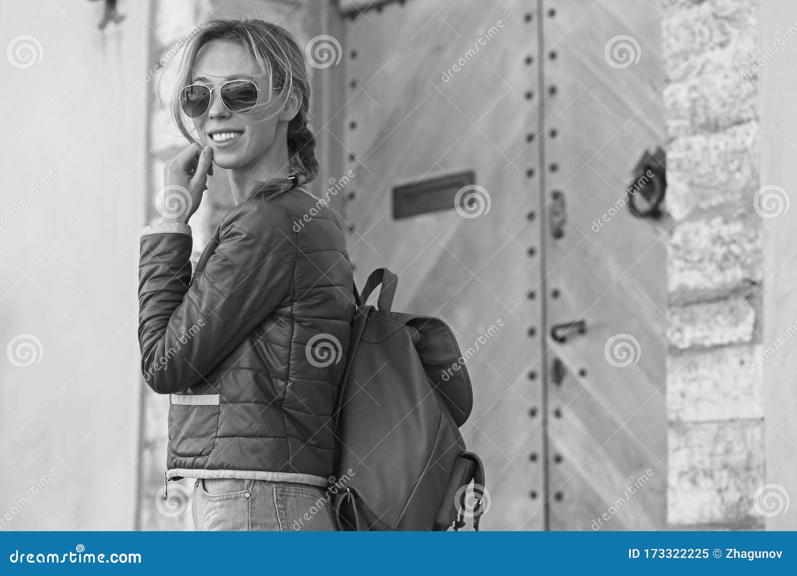 Fashion Model in the Street Stock Image - Image of cute, girl: 173322225