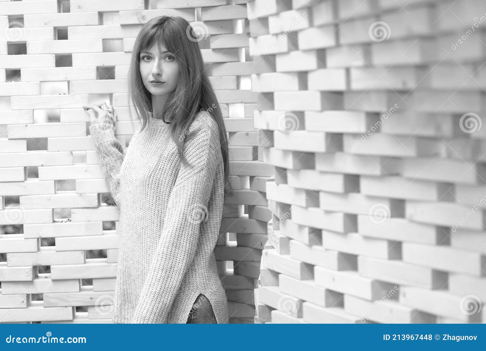 Fashion Model in the Street Stock Photo - Image of outdoor, adult ...