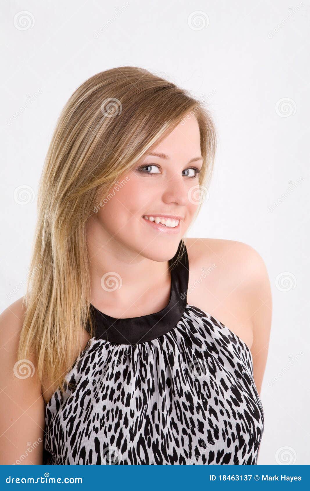 Fashion model in studio stock image. Image of pose, smiling - 18463137
