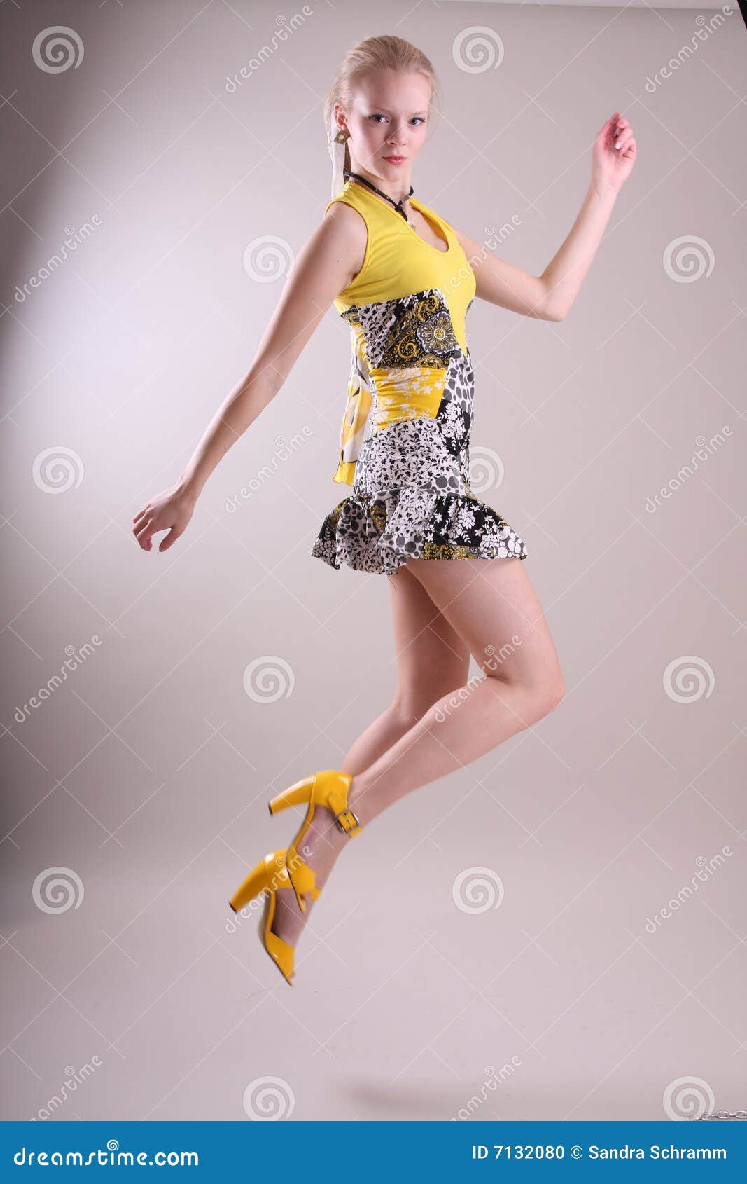 Fashion model in studio stock photo. Image of lady, hair - 7132080