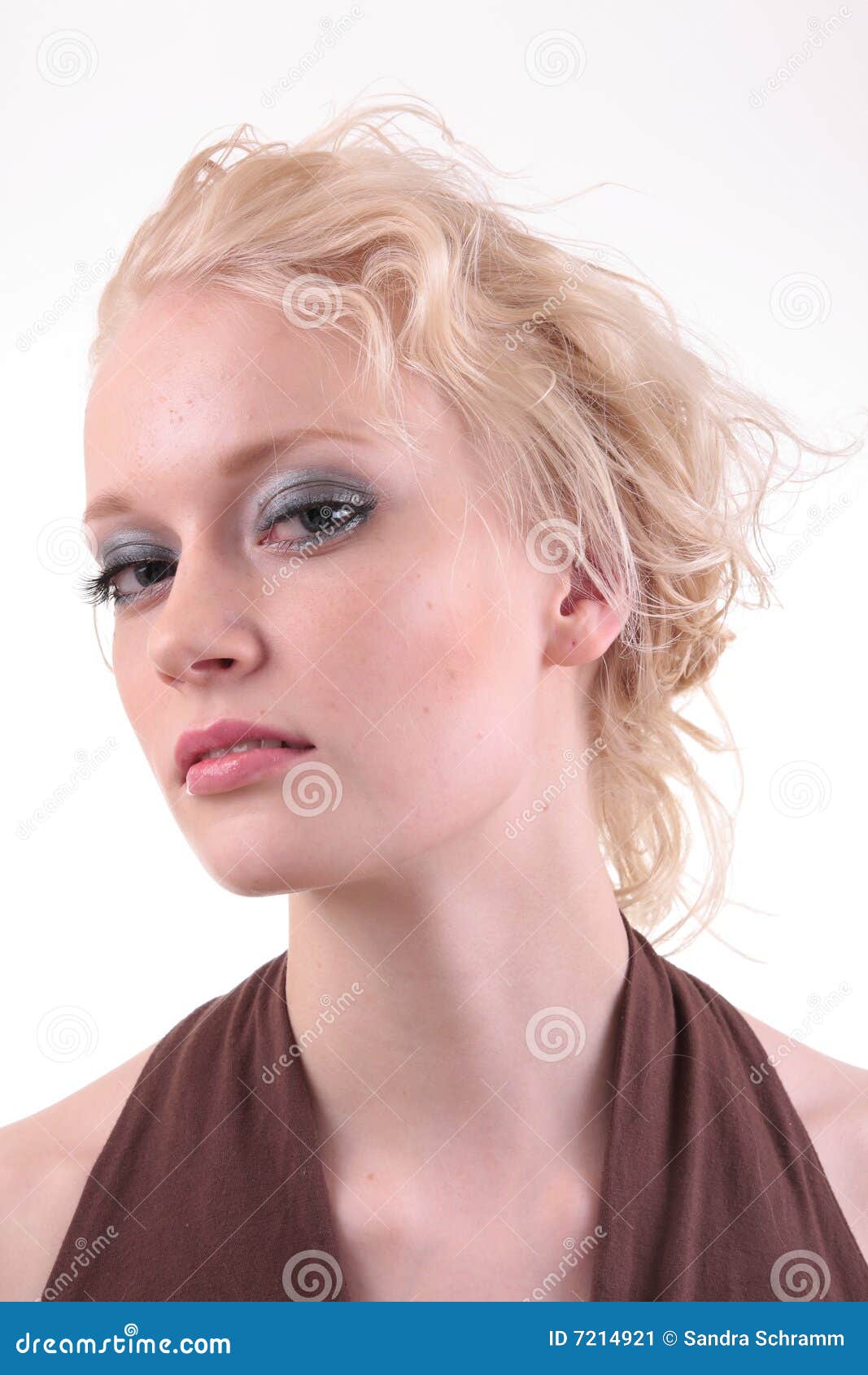 Fashion model in studio stock image. Image of makeup, beauty - 7214921