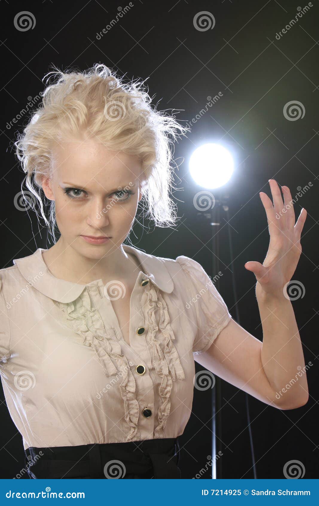 Fashion model in studio stock image. Image of elegant - 7214925