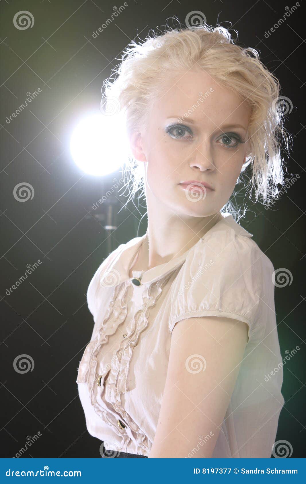 Fashion Model In Studio Picture. Image: 8197377