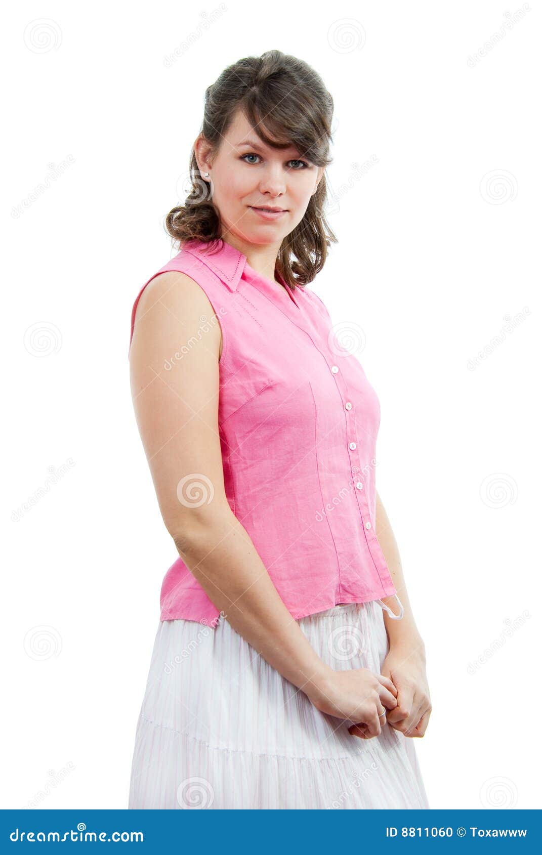 Fashion model studio shot stock photo. Image of caucasian - 8811060