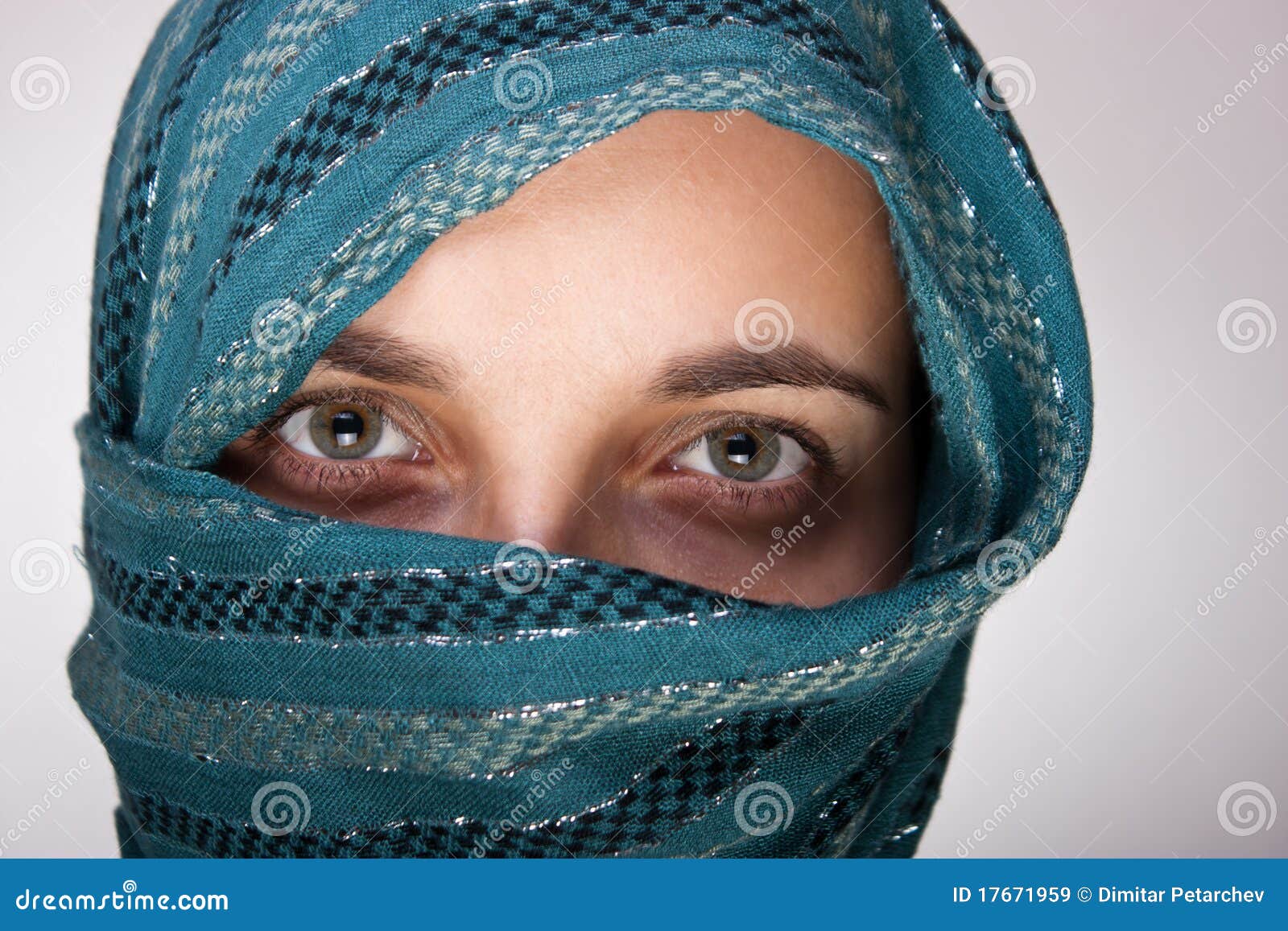 Fashion Model veiled stock image. Image of makeup, adult - 17671959