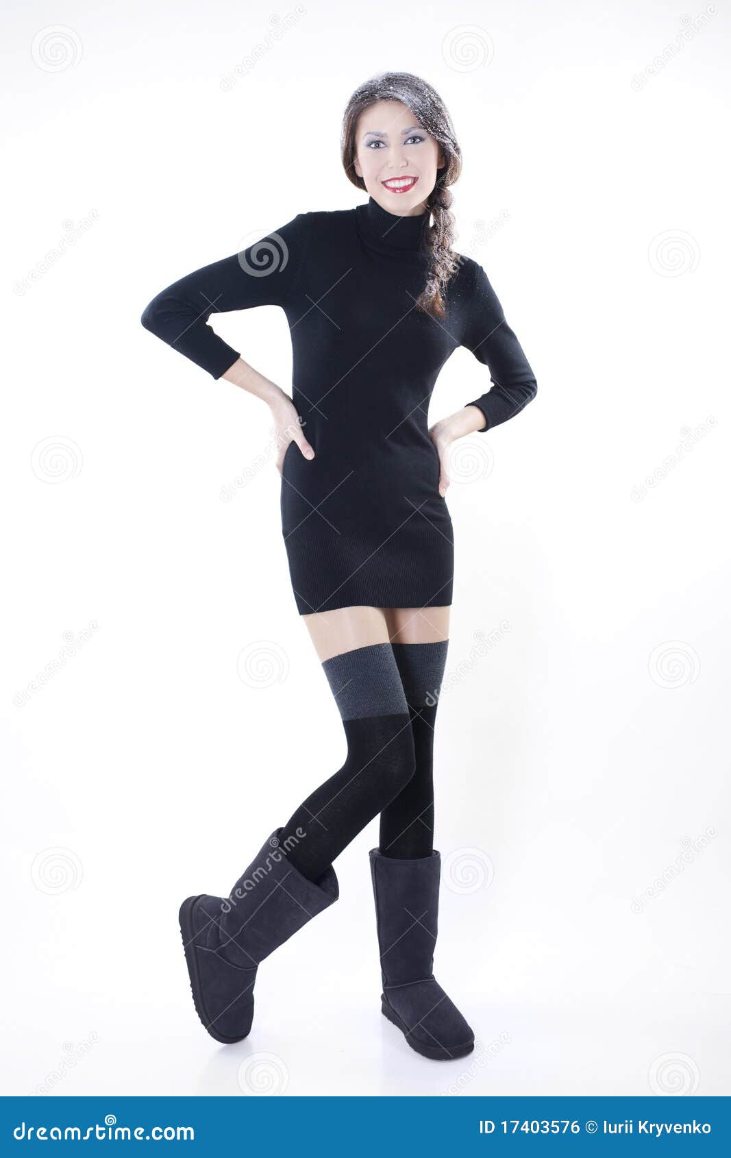 Fashion Model in Winter Clothes Stock Photo - Image of lovely, adult ...