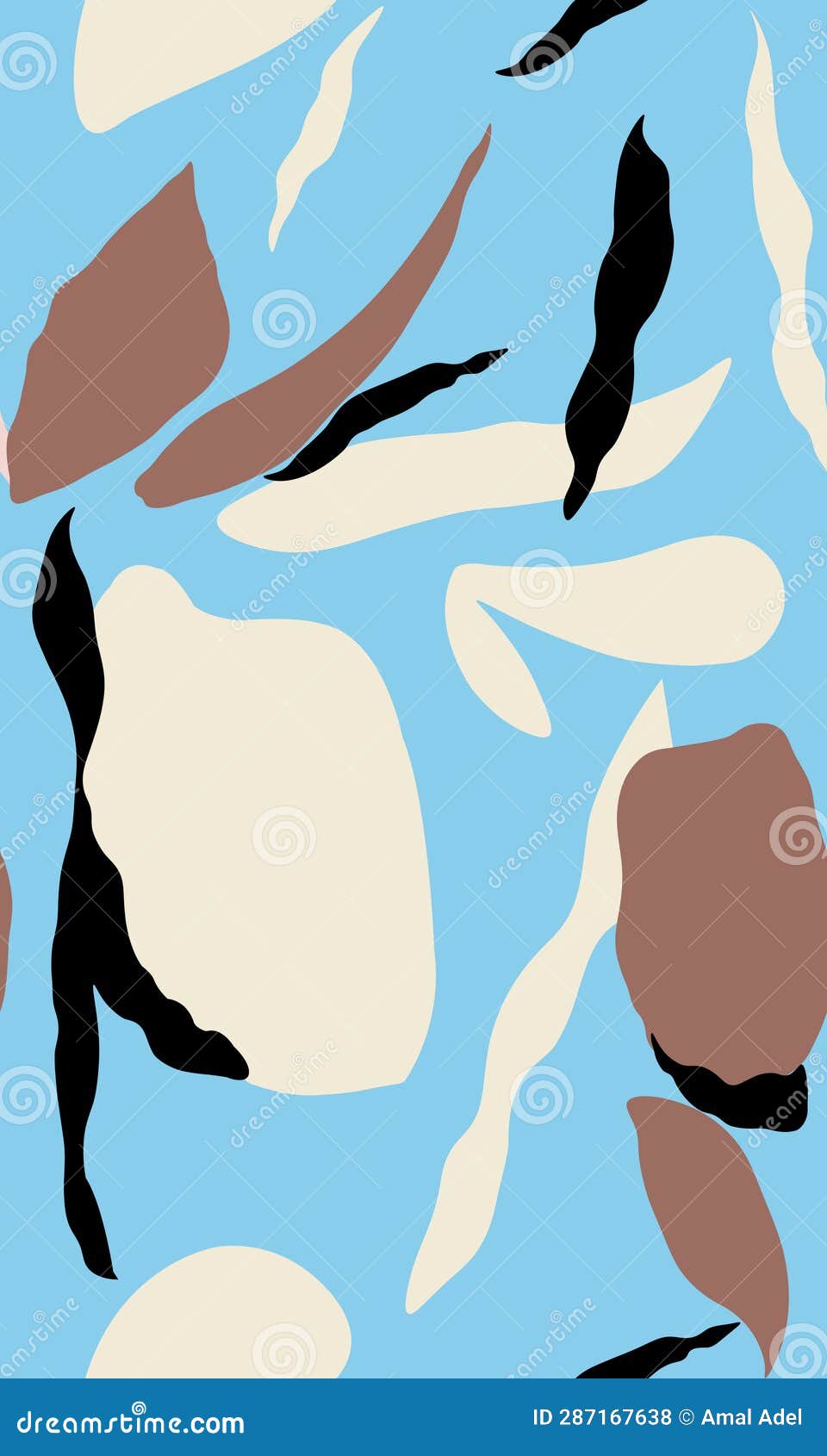 Fashion Pattern Inspired from Brunches and Leaves Make Repeated Pattern ...