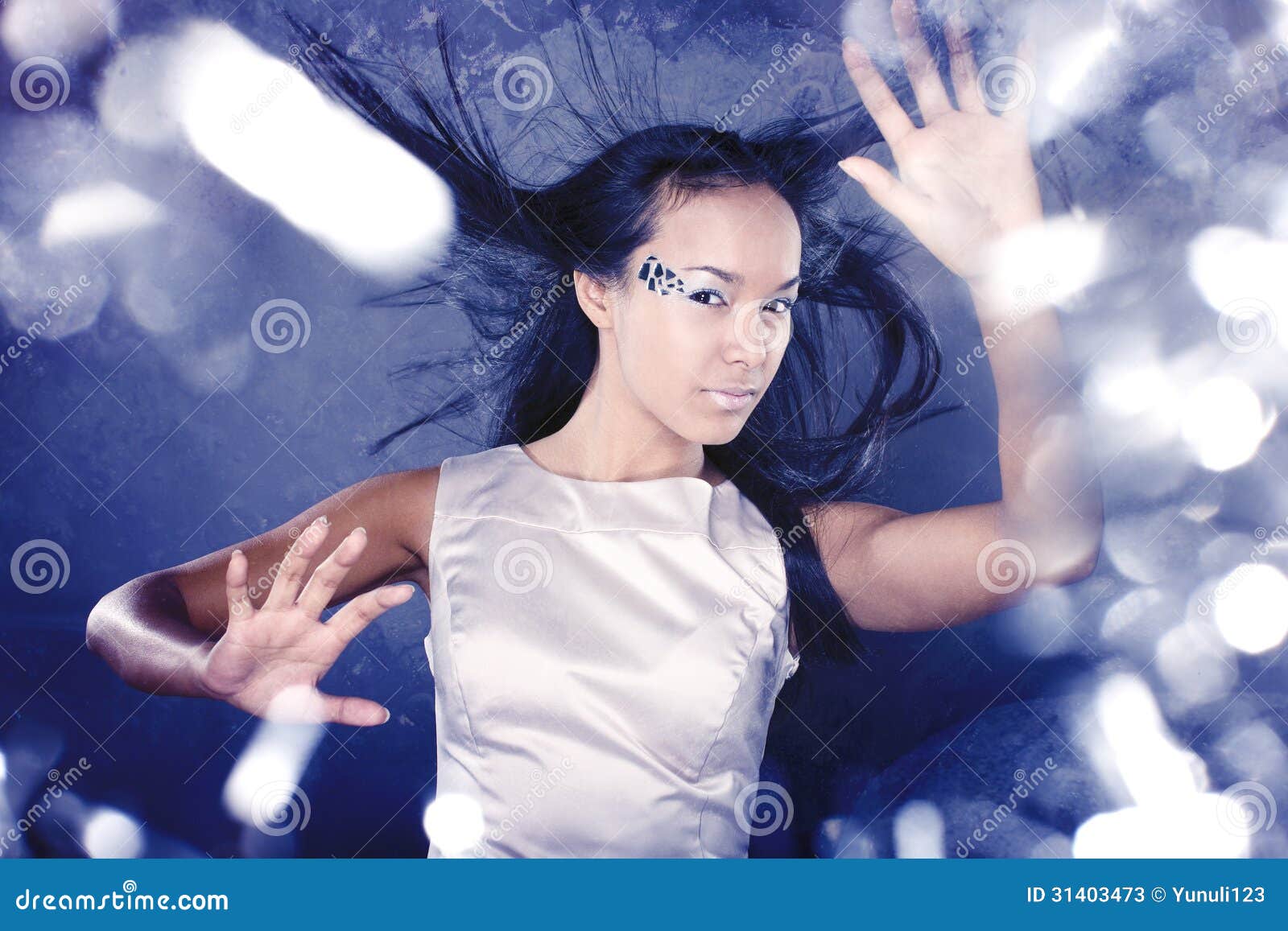 Fashion Portrait of Beauty Ice Lady Stock Image - Image of fantasy ...