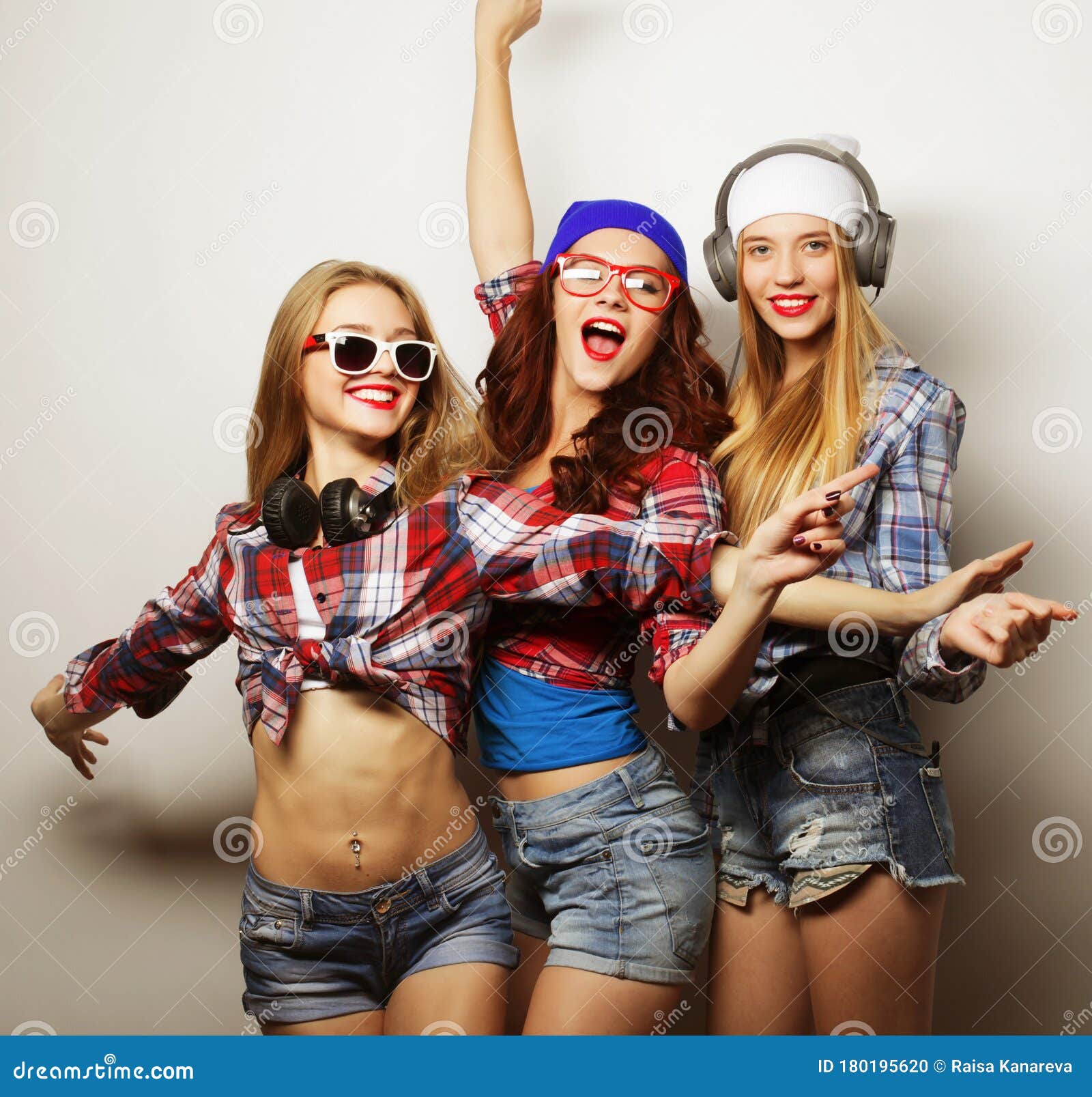 Fashion Portrait of Three Stylish Hipster Girls Best Friend Stock Photo ... Fashion Portrait of Three Stylish Hipster Girls Best Friend Stock Photo ...
