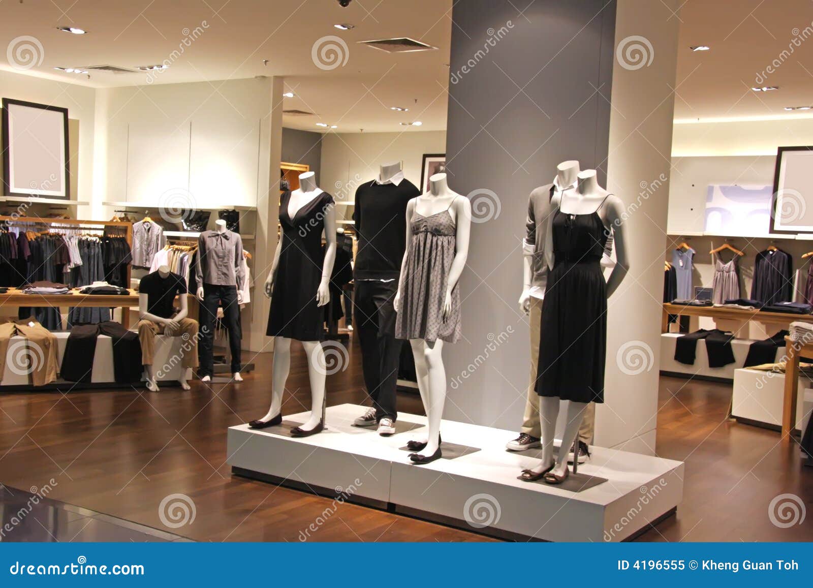 Fashion retail stock image. Image of woman, women, clothing - 4196555