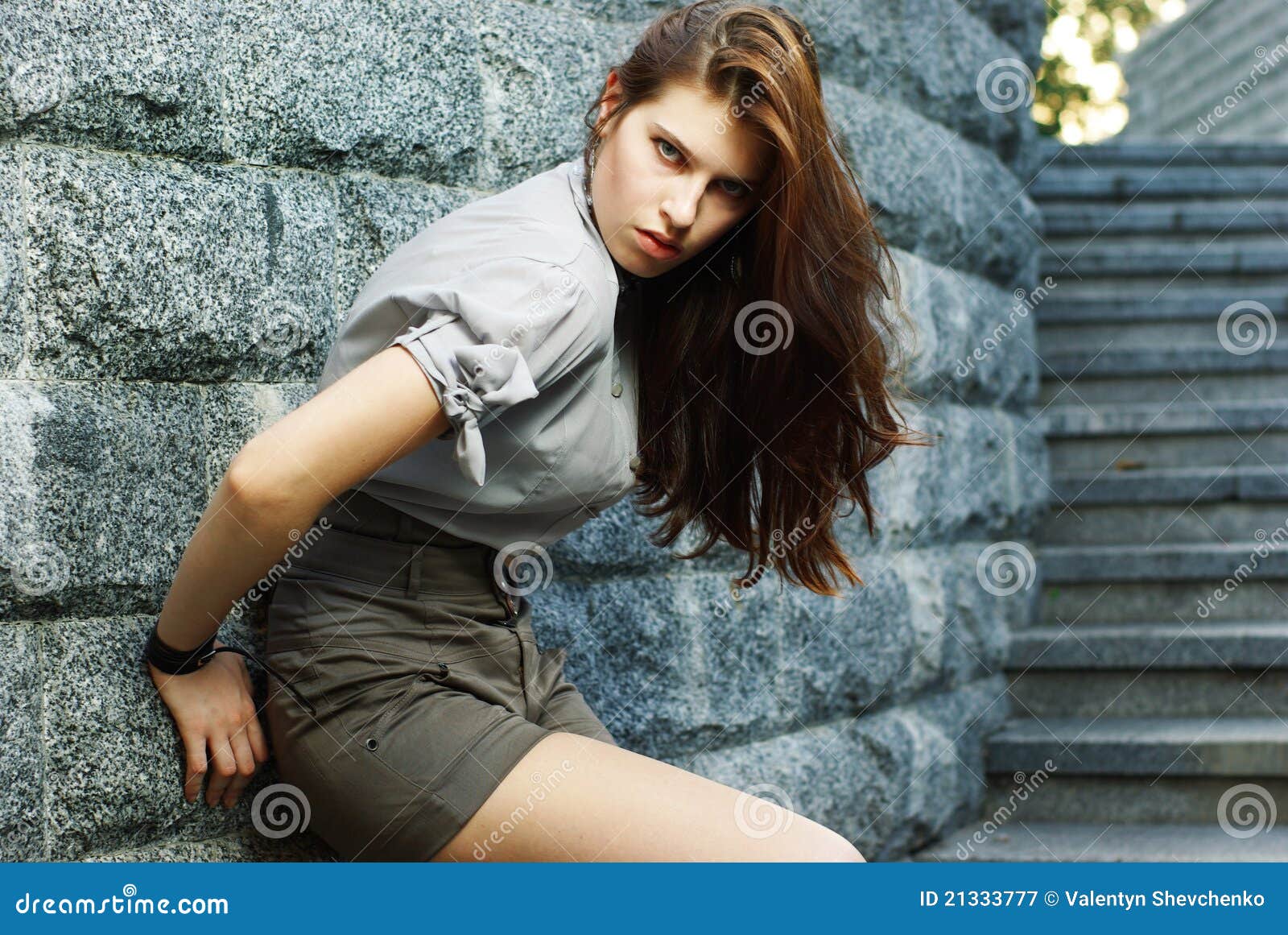 Fashion Shot of Beautiful Model Stock Image - Image of attractive ...