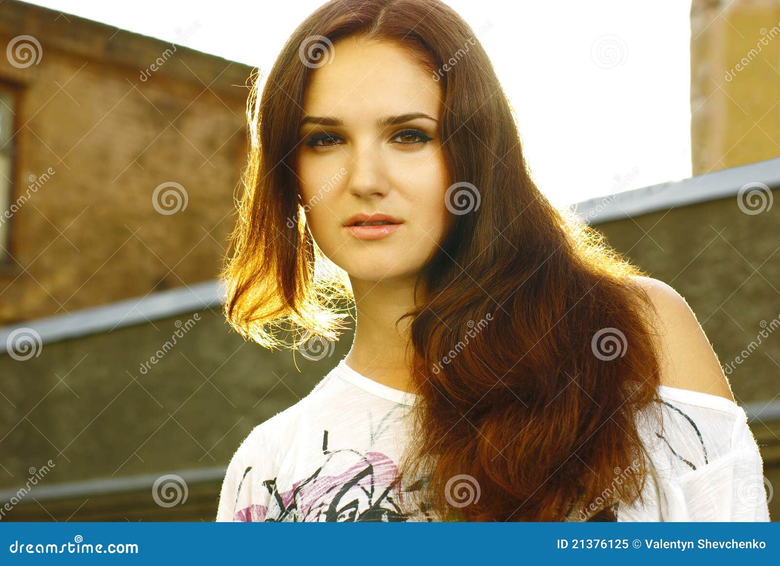 Fashion Shot of Beautiful Model Stock Image - Image of girl, cute: 21376125