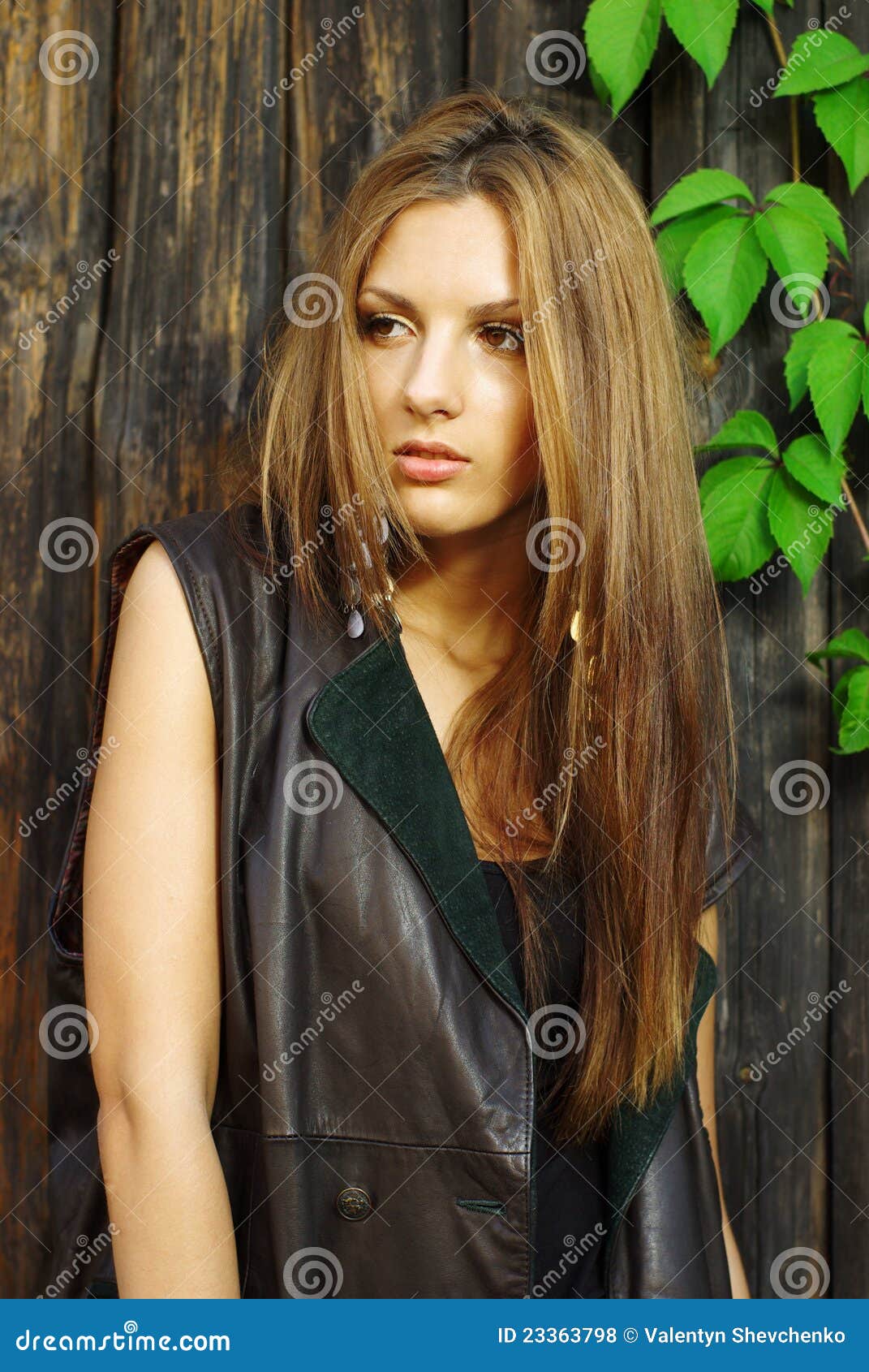 Fashion Shot of a Beautiful Model Stock Photo - Image of brunette ...