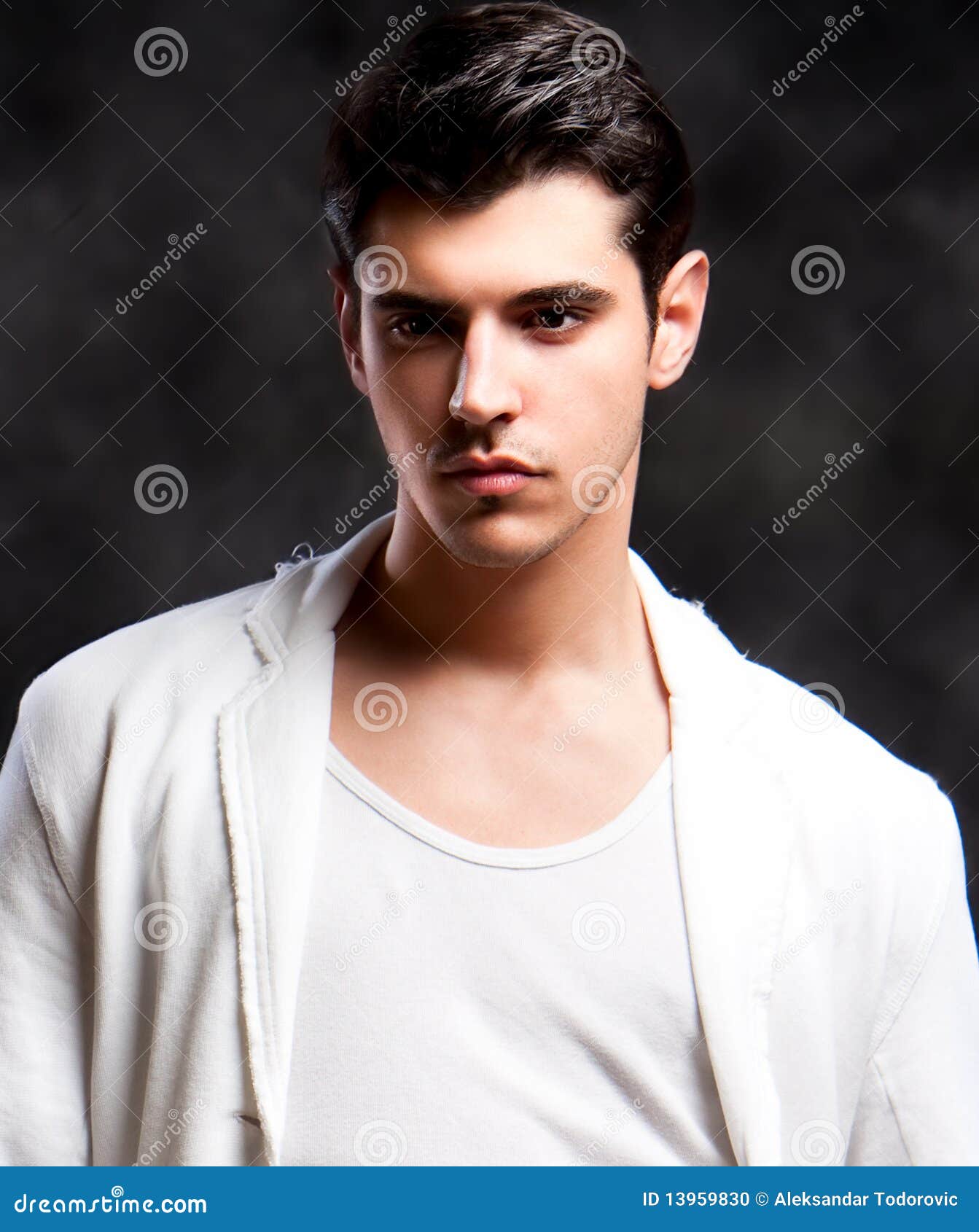 Fashion Shot of a Macho Man Stock Photo - Image of look, masculine ...