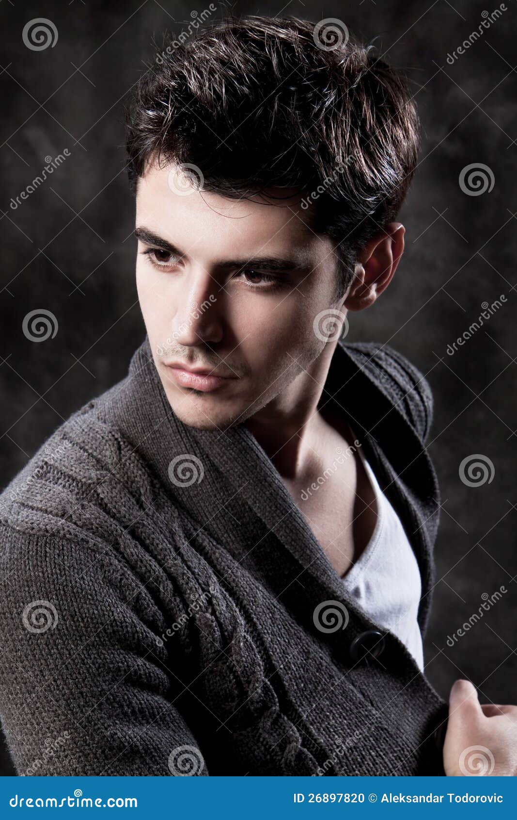 Fashion Shot of a Macho Man. Stock Photo - Image of good, caucasian ...