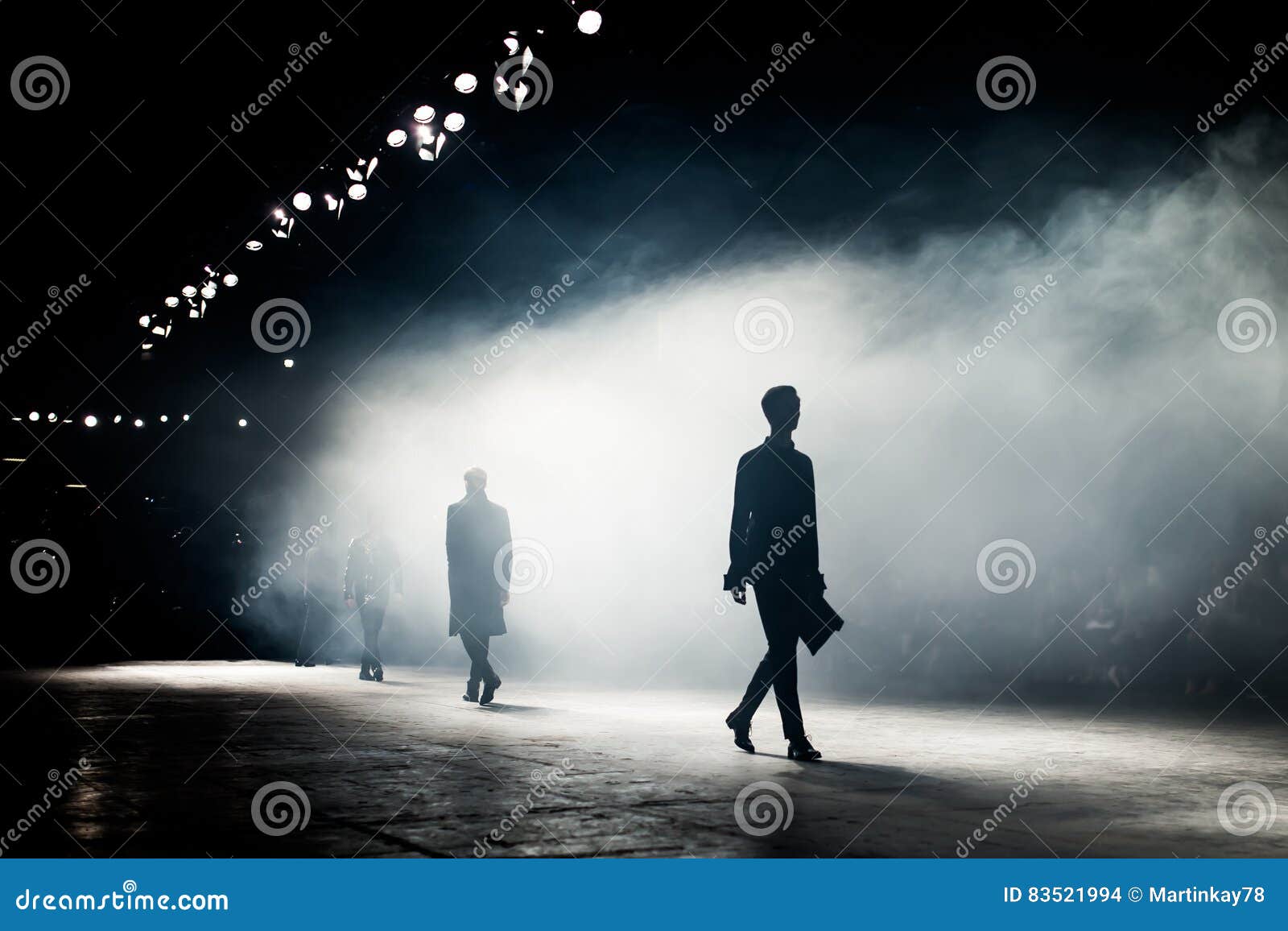 Fashion Show, a Catwalk Event Blurred on Purpose Editorial Stock Image ...