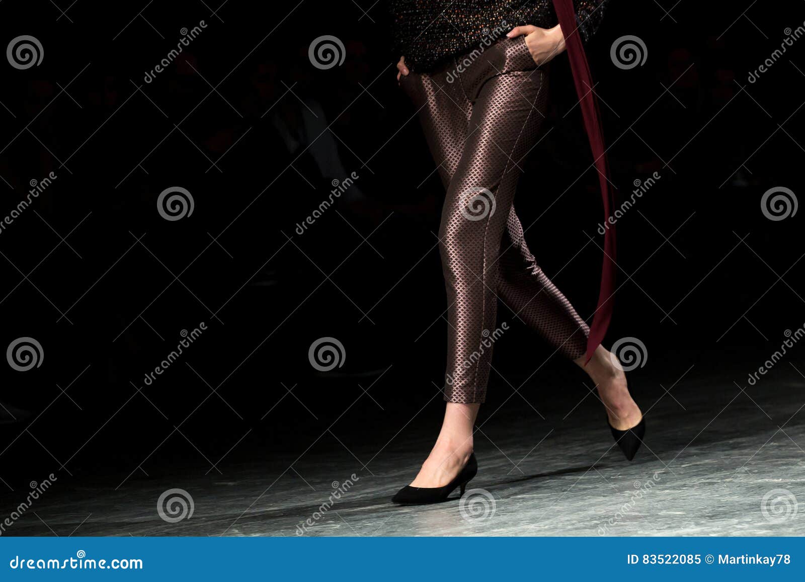 Fashion Show, a Catwalk Event Stock Image - Image of fashionable ...