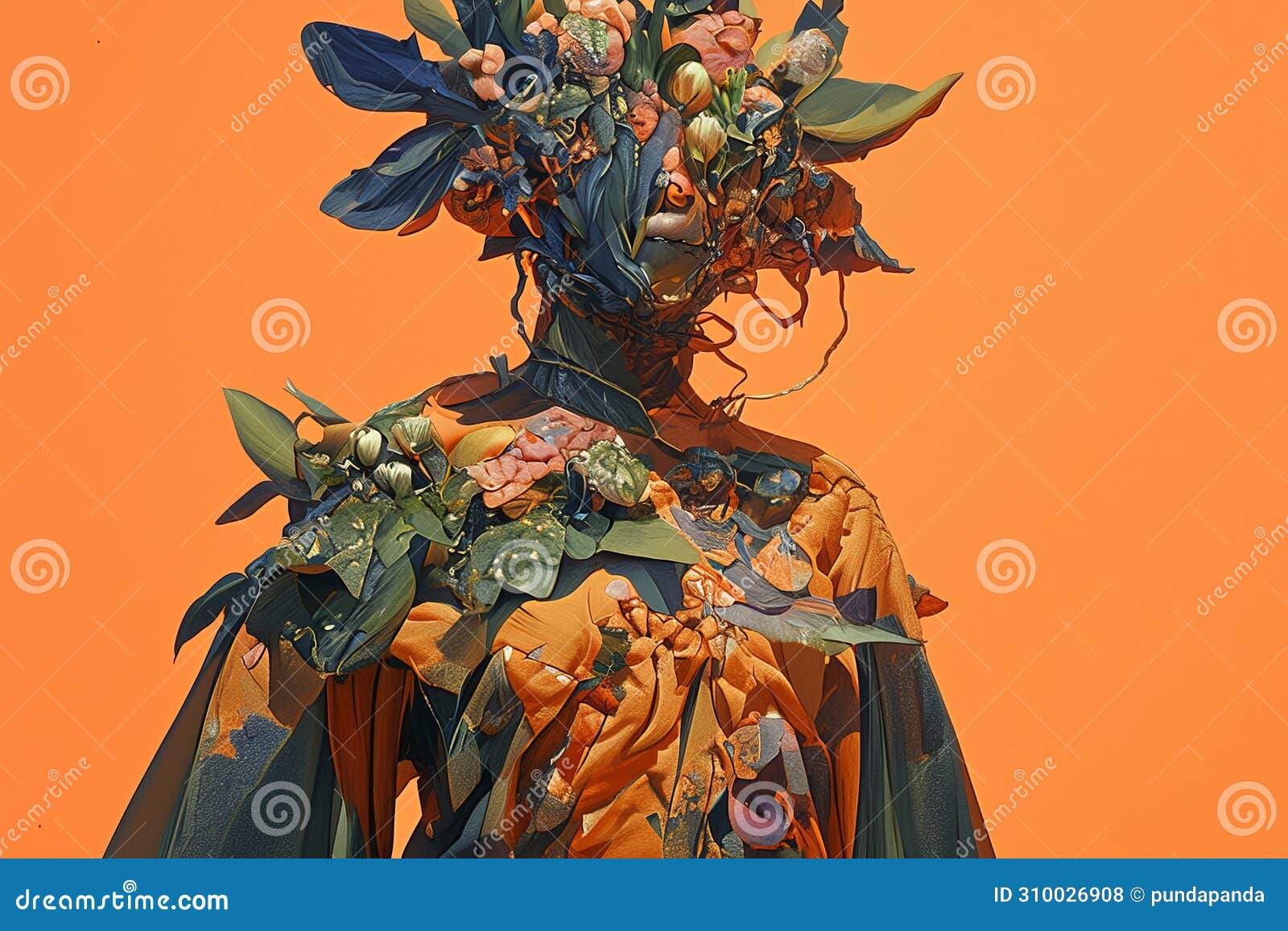 Fashion Show of Clothes in Surreal Style, Models in Surreal Clothes ...