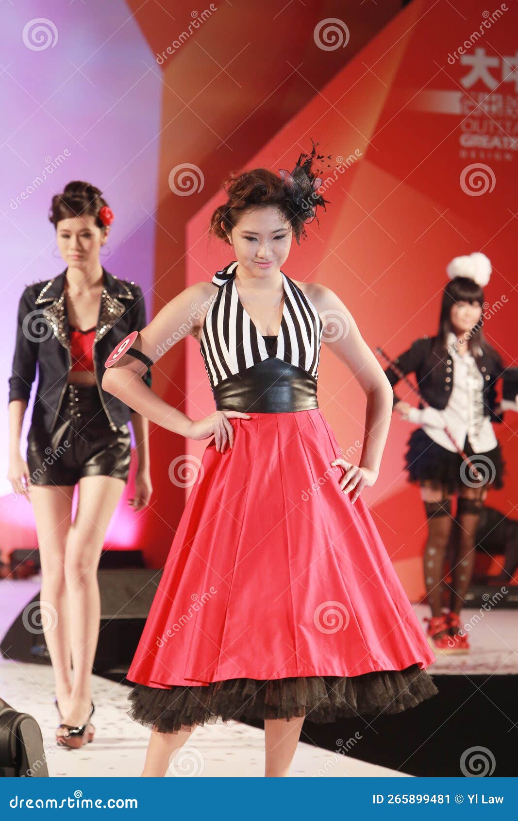 The Fashion Show, the Models Walking Down 4 Aug 2012 Editorial Photo ...