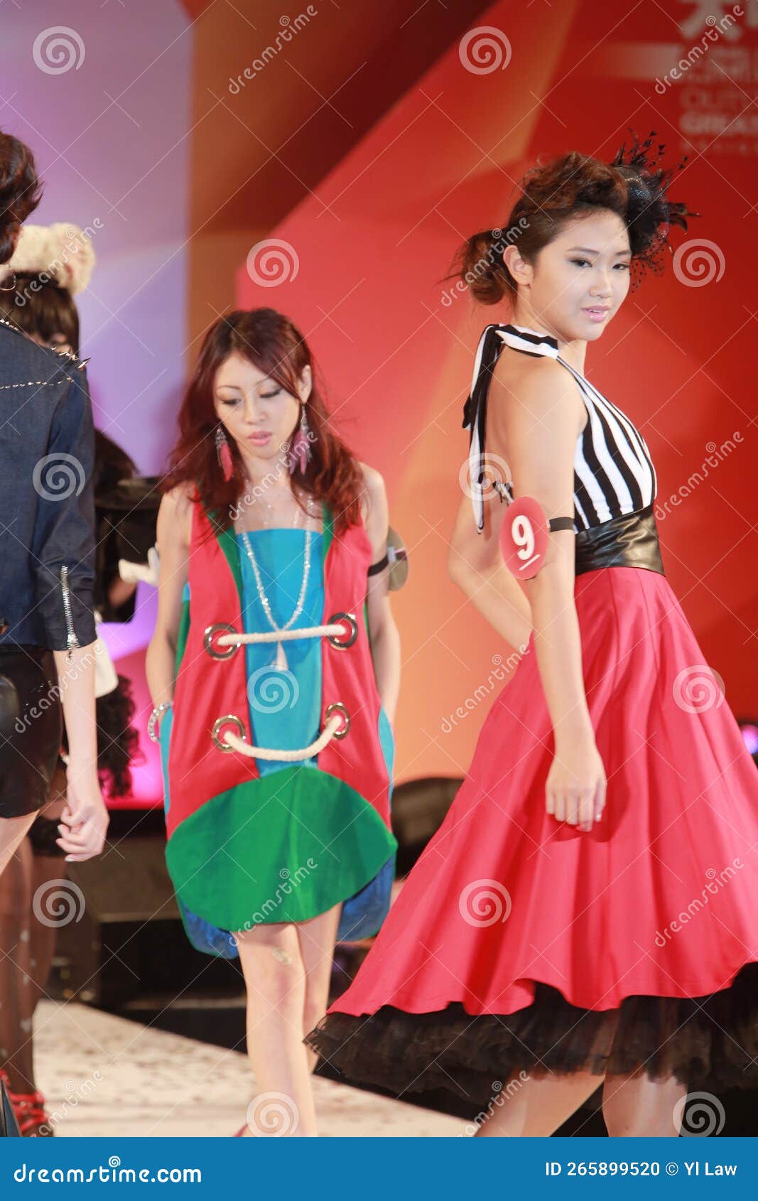 The Fashion Show, the Models Walking Down 4 Aug 2012 Editorial Image ...